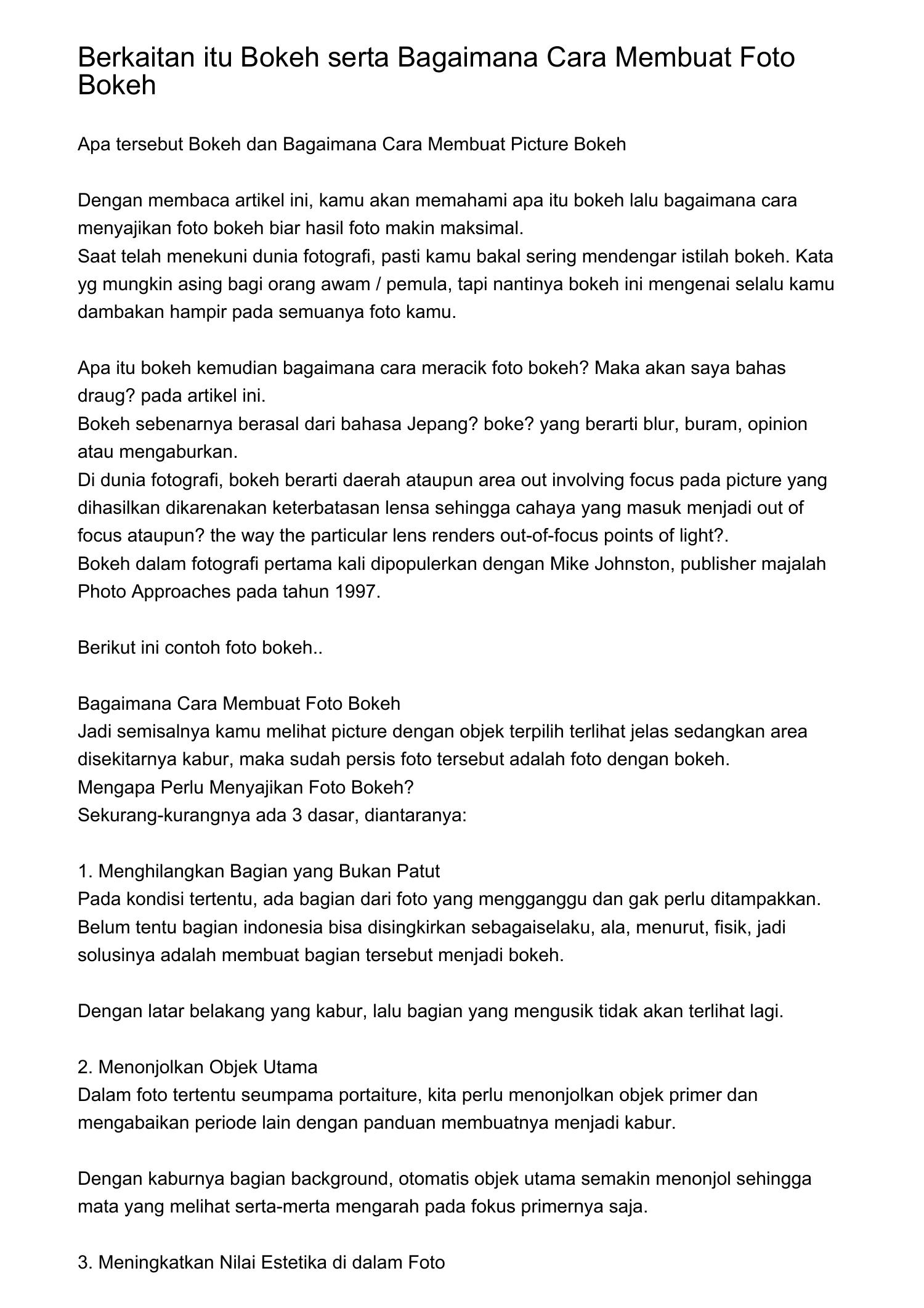 Apa Itu Bokeh Dan Bagaimana Cara Membikin Foto Bokehfrqvn pdf pdf Apa Itu Bokeh Dan Bagaimana Cara Membikin Foto Bokehfrqvn pdf pdf