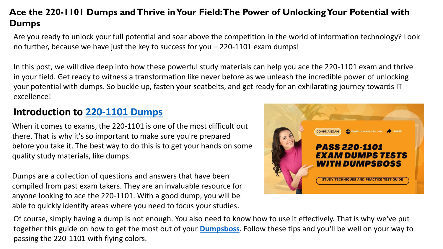Boost Your 220-1101 Dumps Scores with Exams.pdf | DocDroid