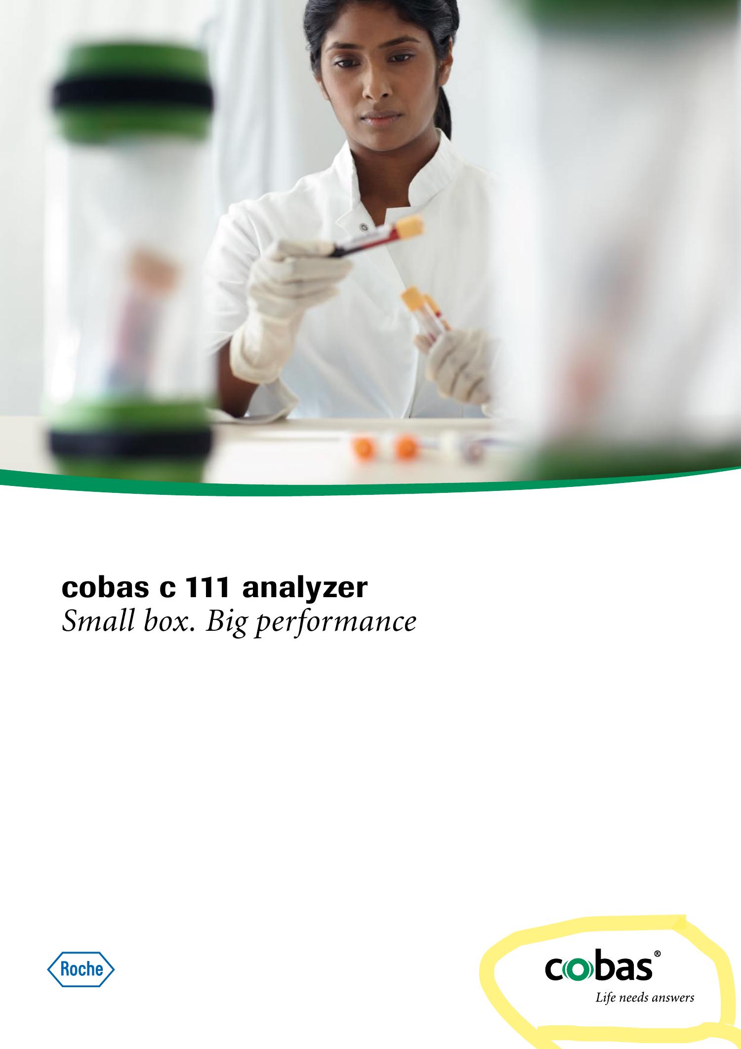 cobas c 111 analyzer brochure.pdf | DocDroid