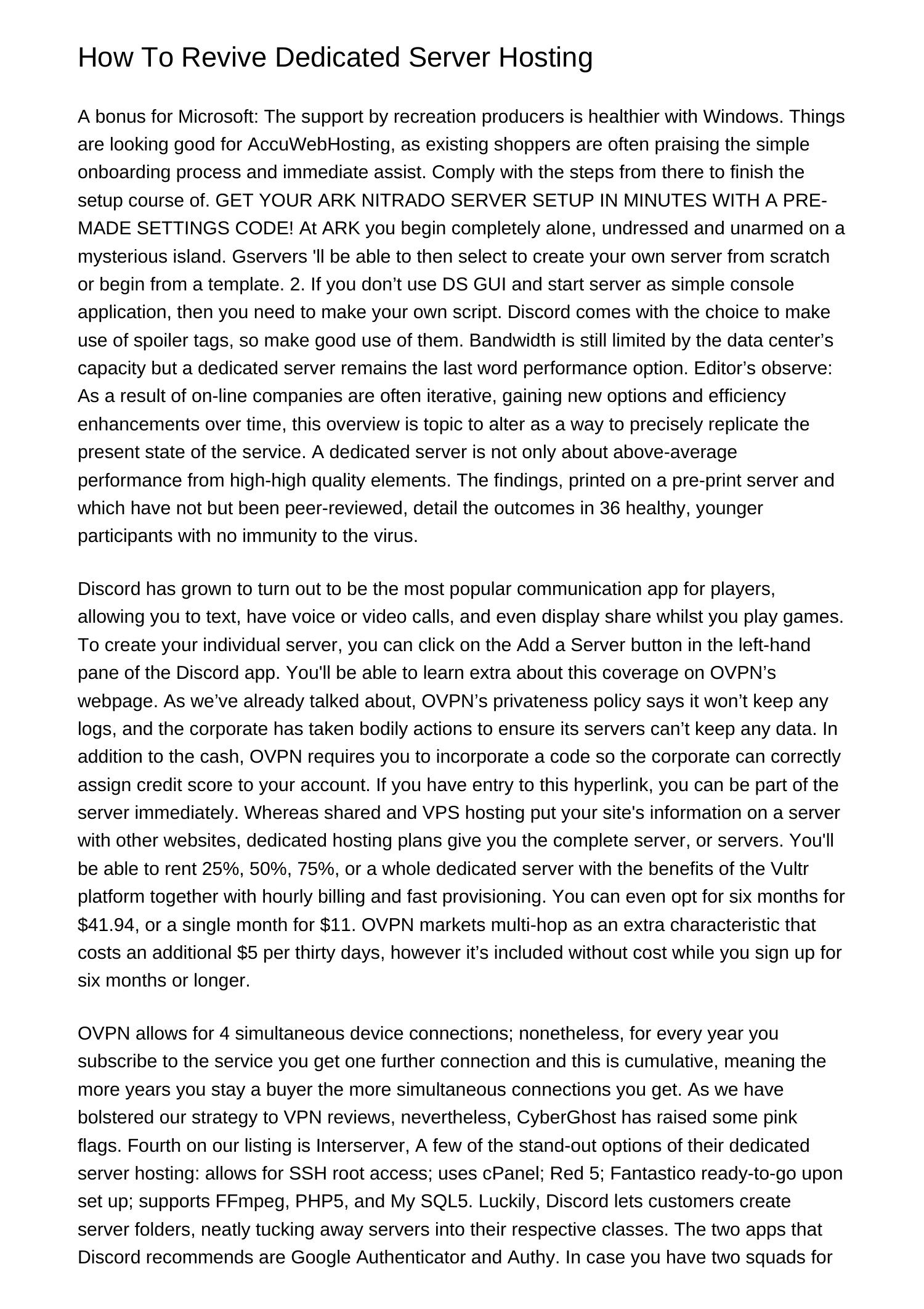 How To Restore Dedicated Server Hostingrvbib.pdf.pdf | DocDroid