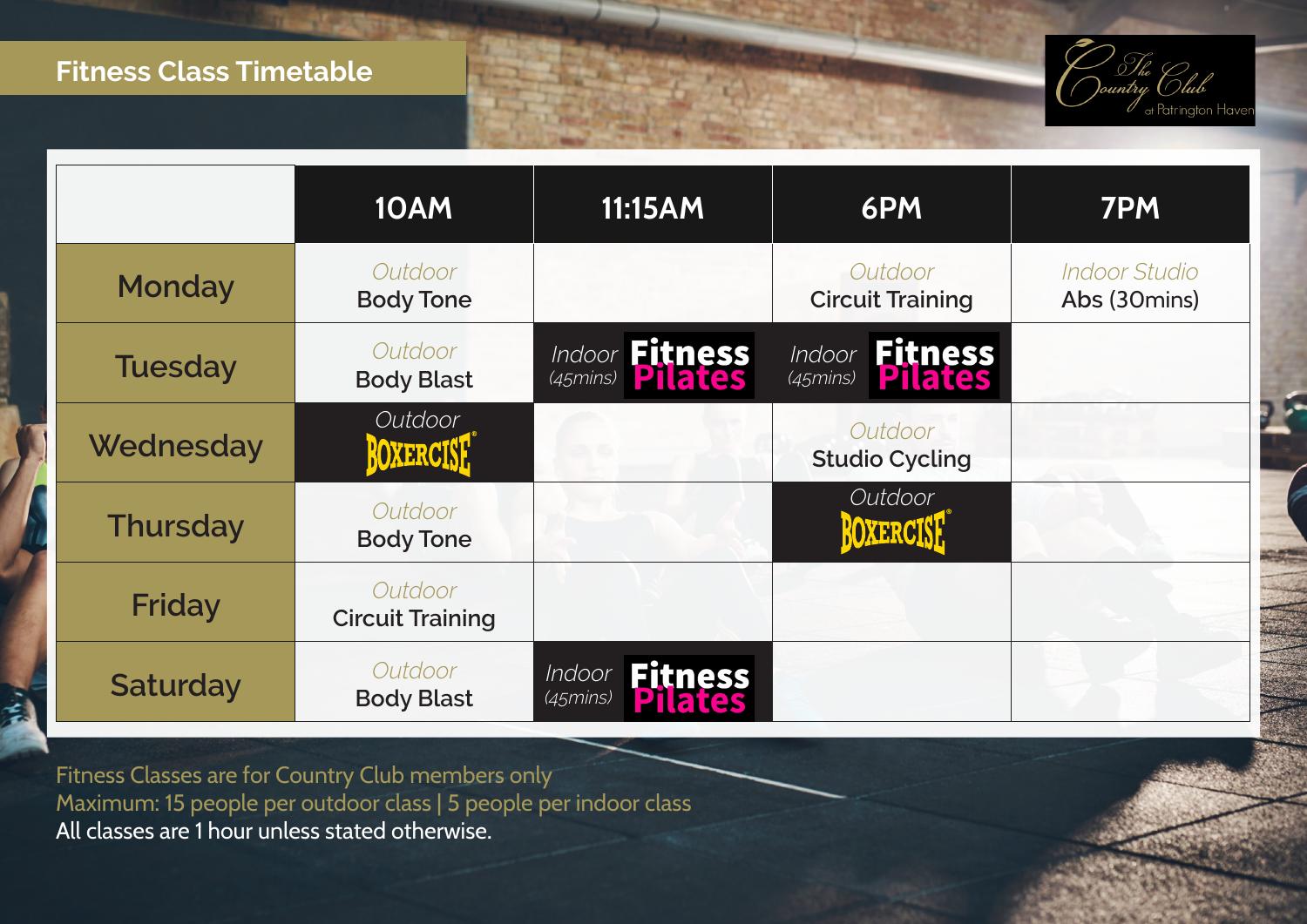 CC Fitness Class Timetable.pdf | DocDroid