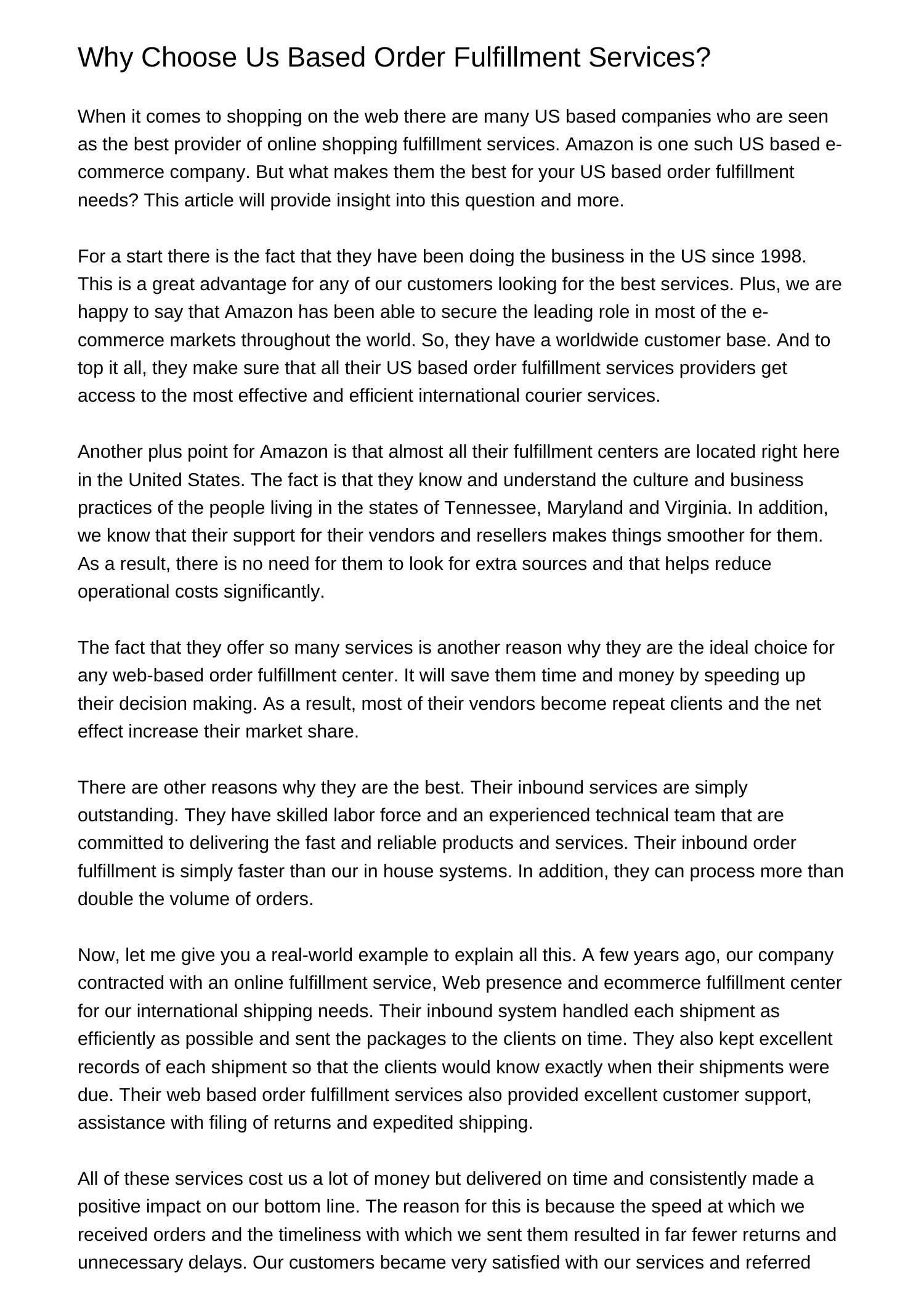 Why Choose Us Based Order Fulfillment Serviceserrxb.pdf.pdf | DocDroid