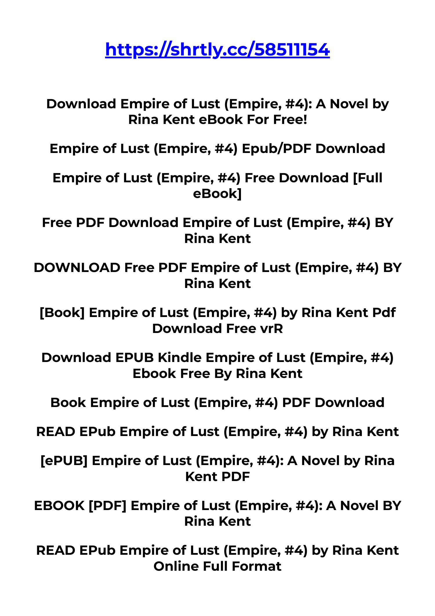 Download PDF Empire of Lust (Empire, #4) Ebook Free By Rina Kent.pdf | DocDroid