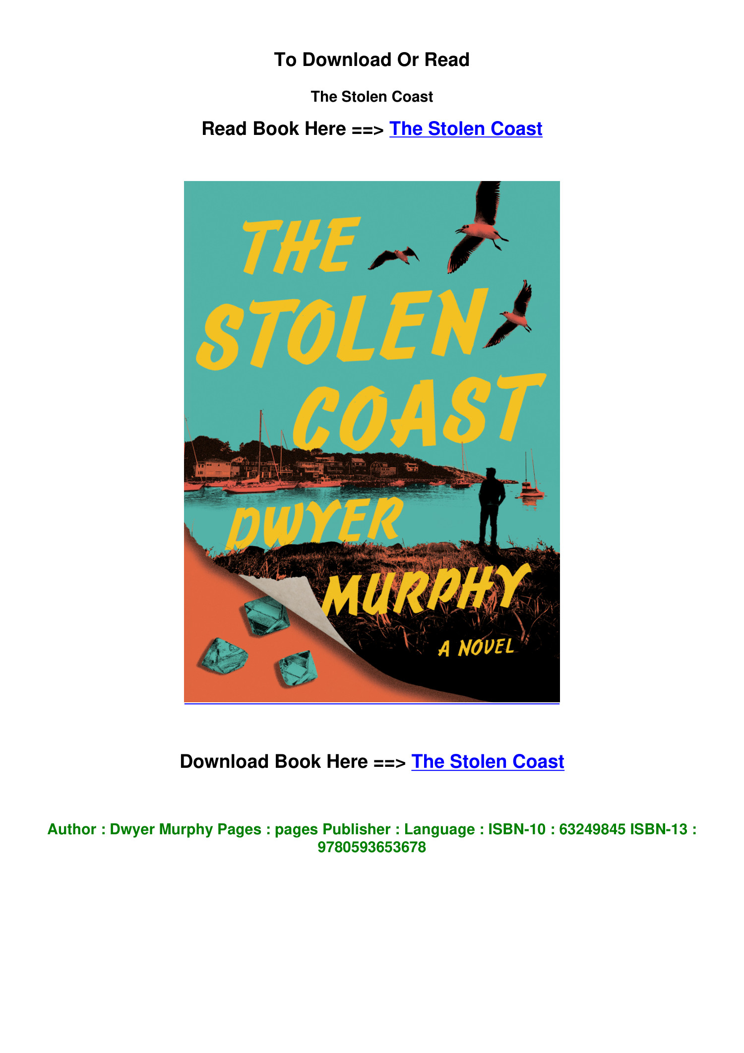 Download ePub The Stolen Coast BY Dwyer Murphy.pdf | DocDroid