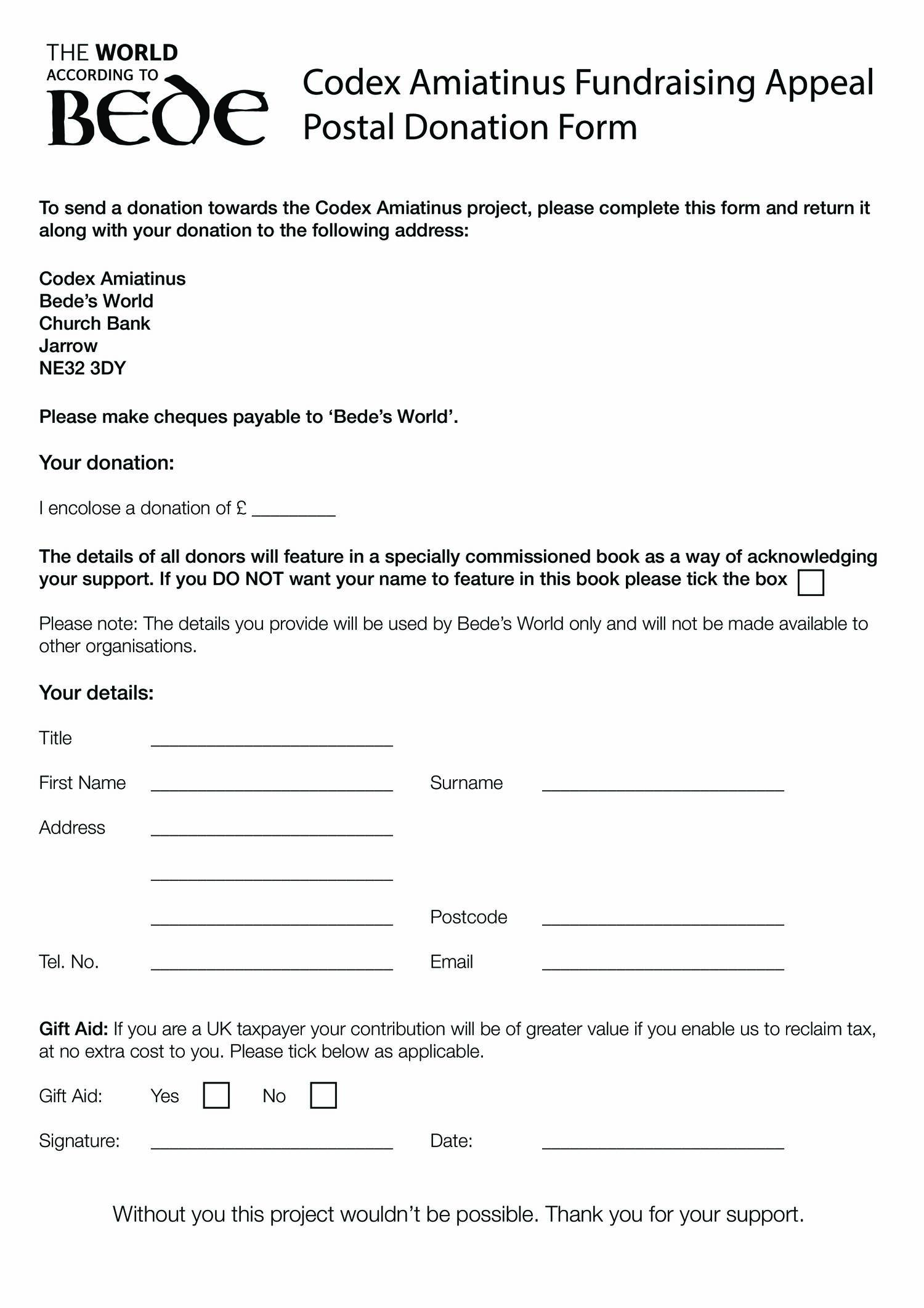 Postal Donation Form.pdf | DocDroid