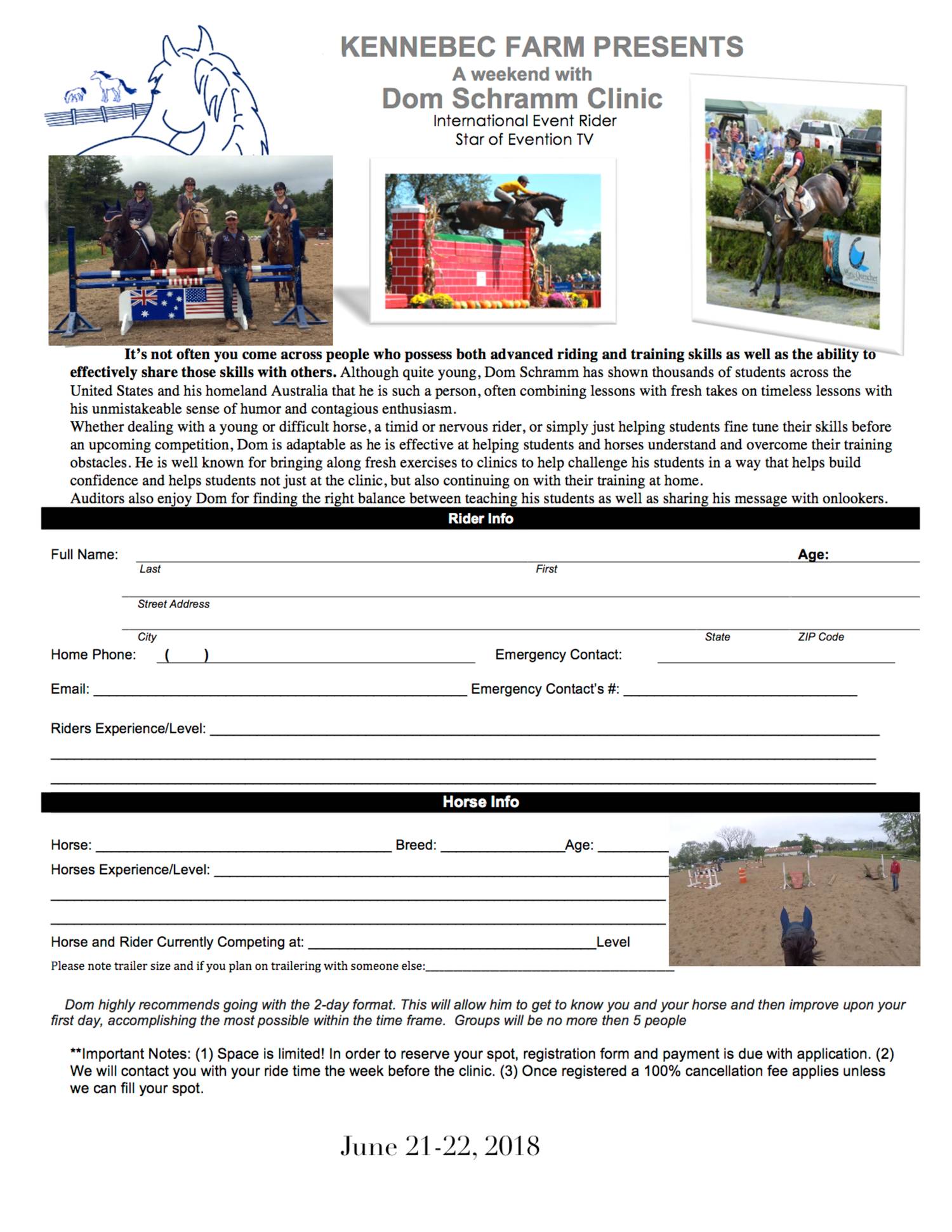 Dom Schramm Clinic Entry Form.pdf | DocDroid