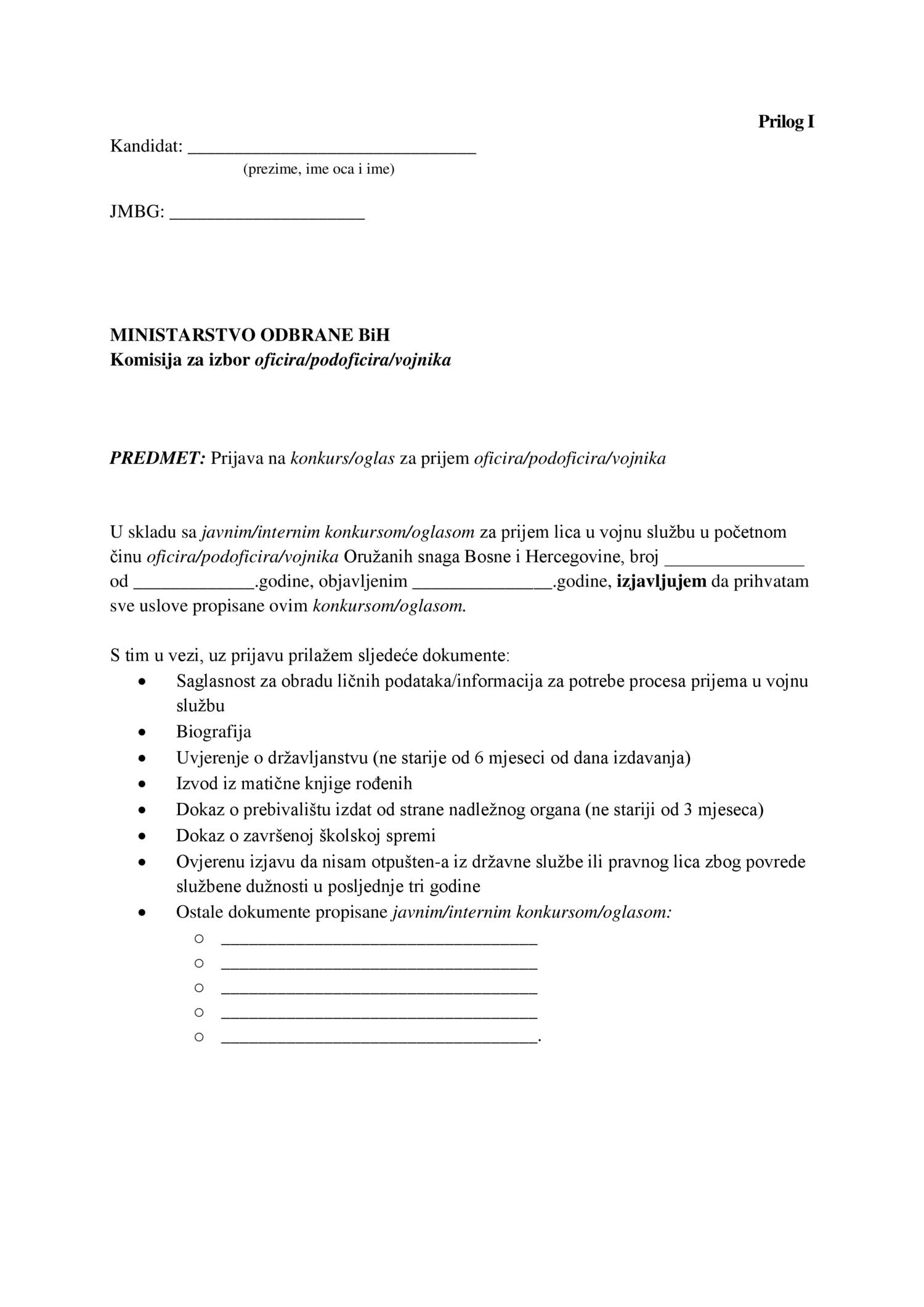 prijava na konkurs za oficire.pdf | DocDroid