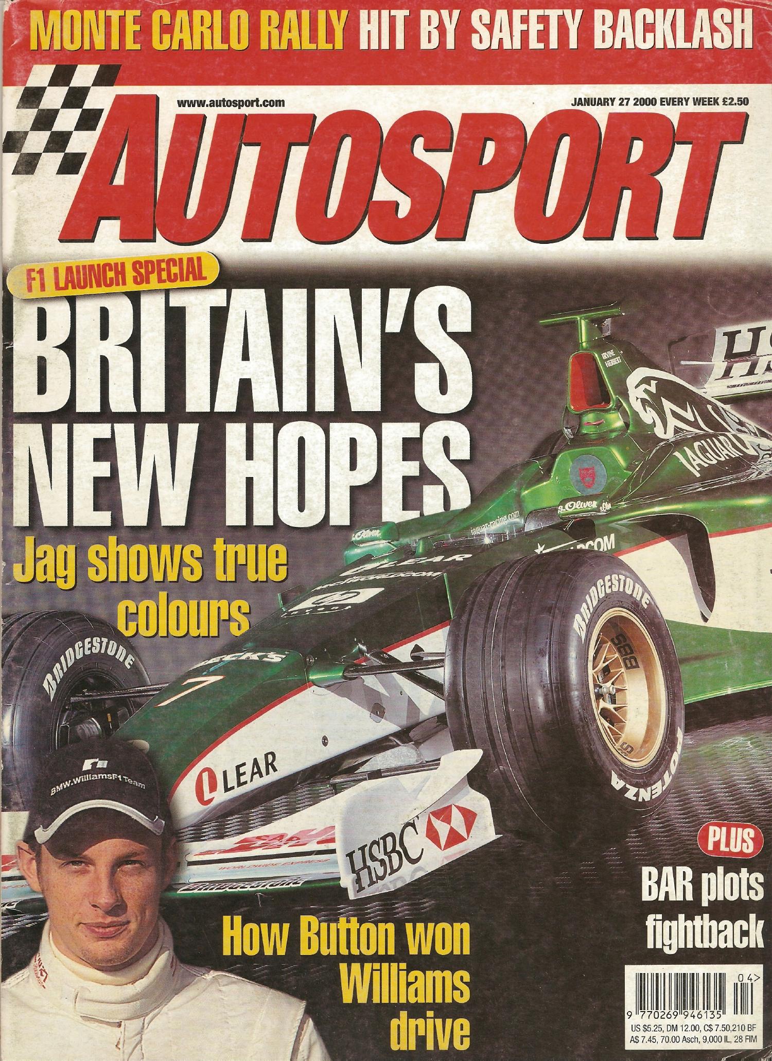 Autosport Magazine, 2000.01.27.pdf | DocDroid