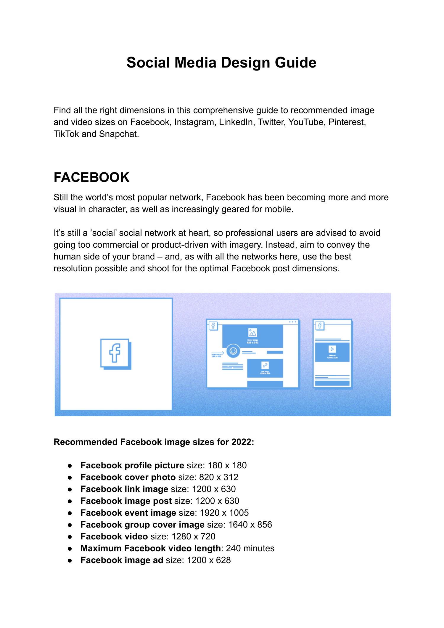 Social Media Guide Pdf Docdroid
