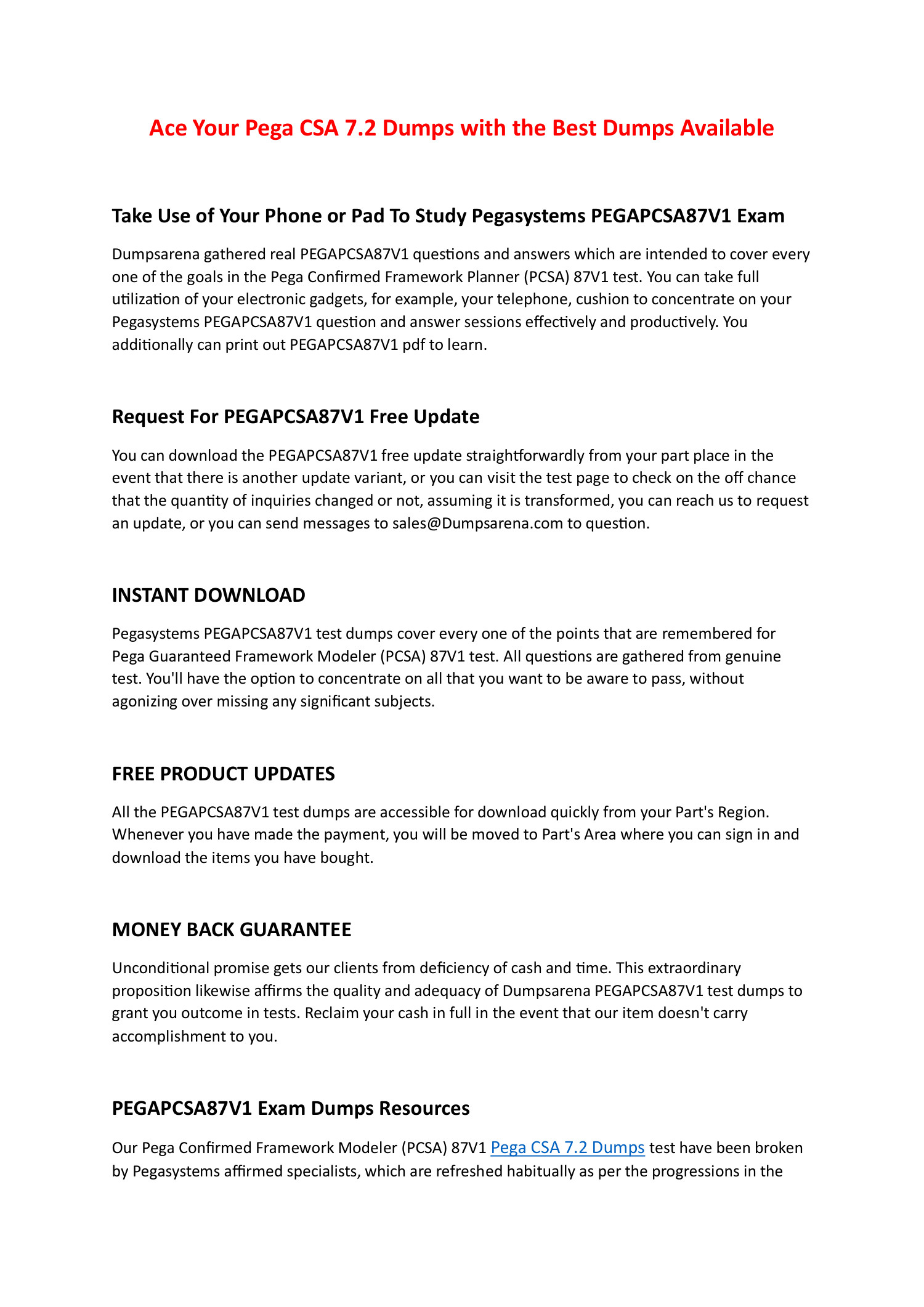 Pega CSA 7.2 Dumps.pdf | DocDroid
