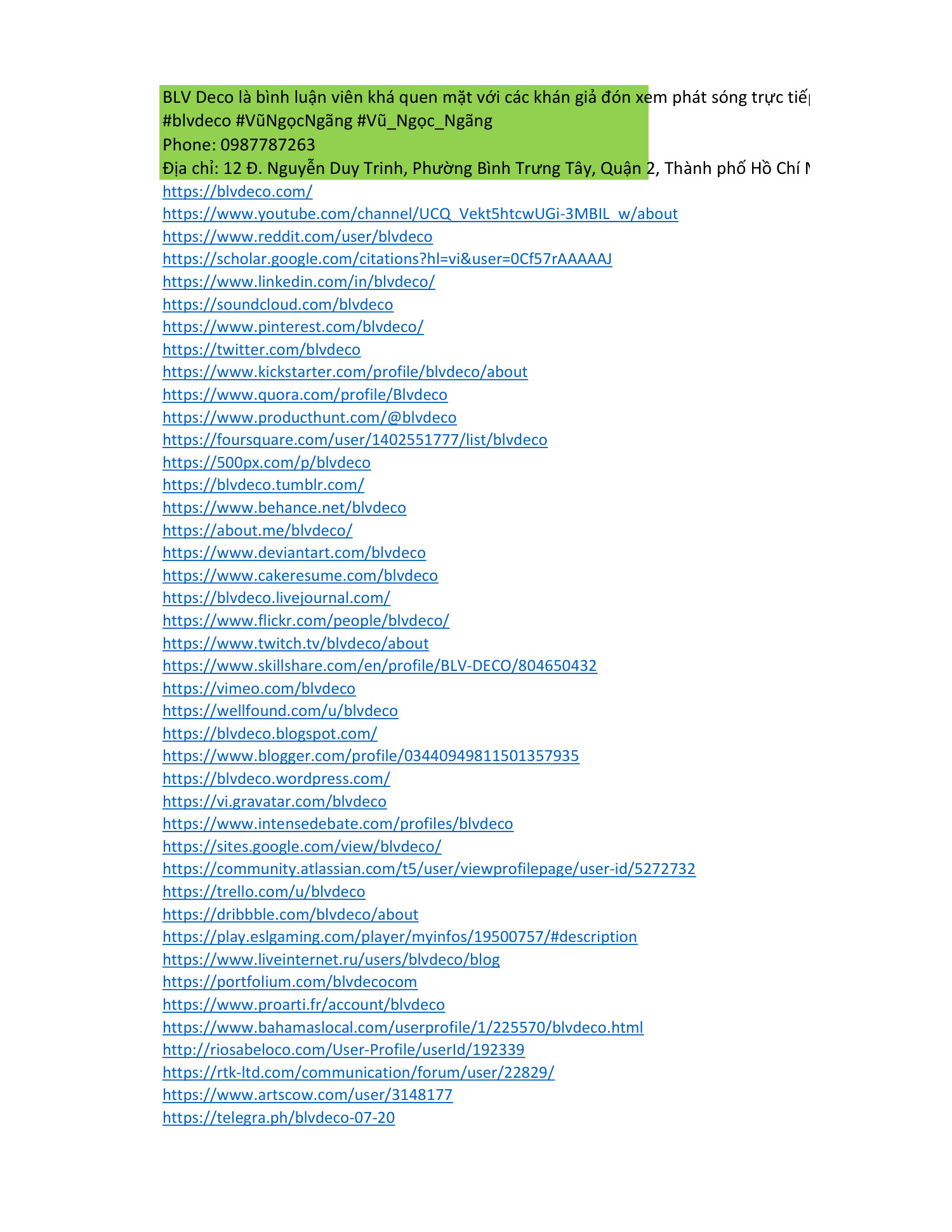 blvdeco.xlsx | DocDroid