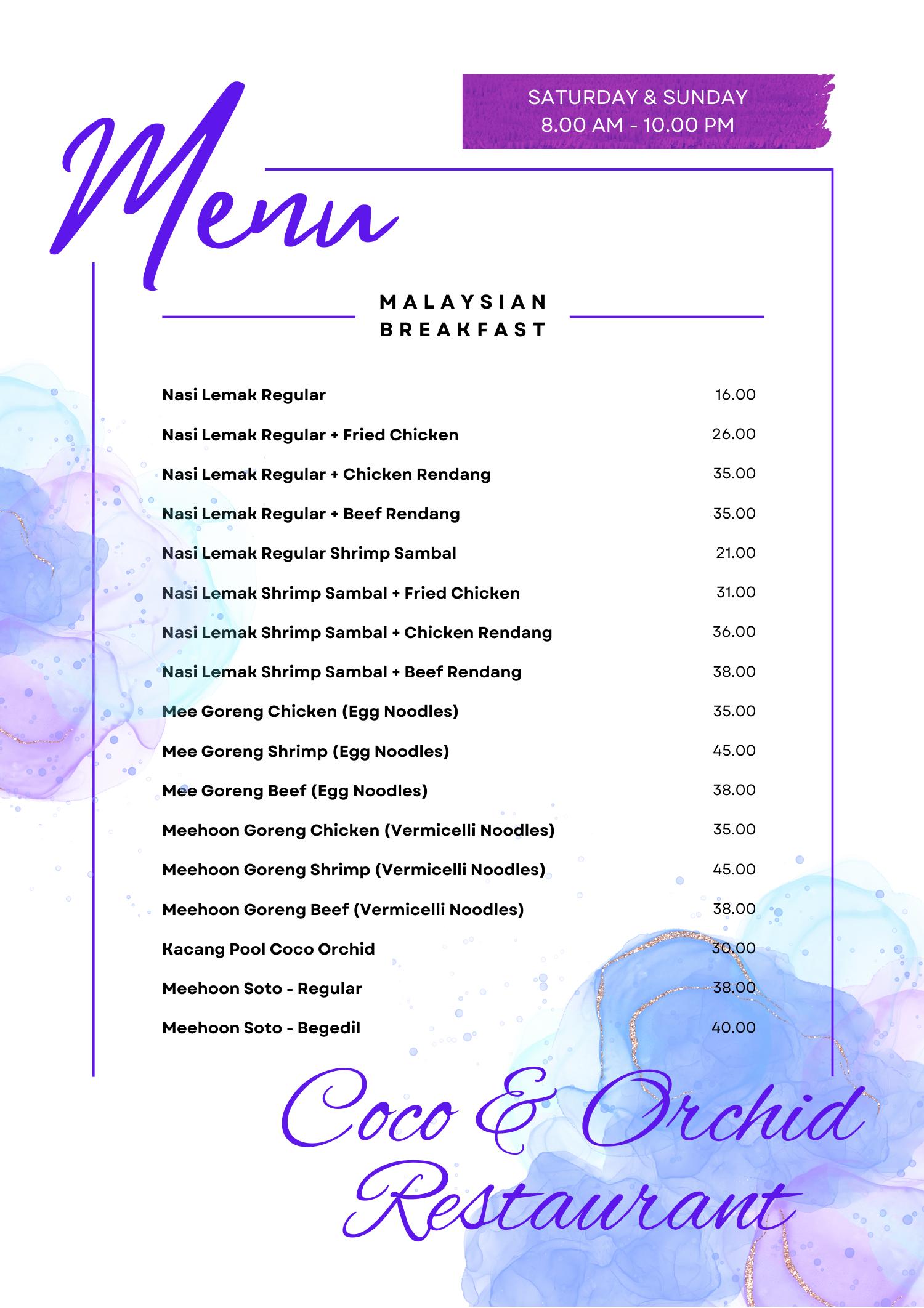 COCO AND ORCHID MENU.pdf | DocDroid