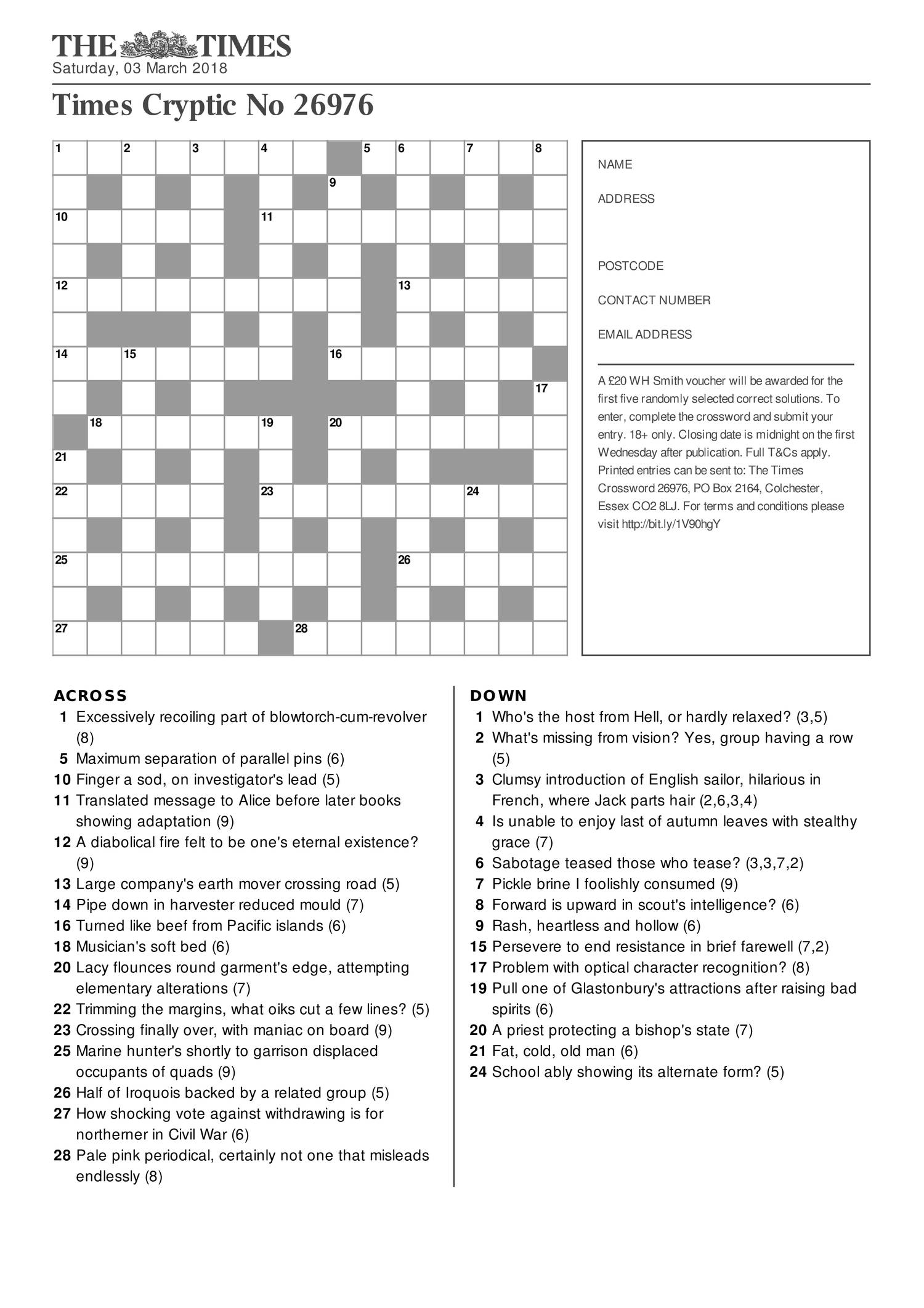 Times Cryptic 26976 Pdf Docdroid