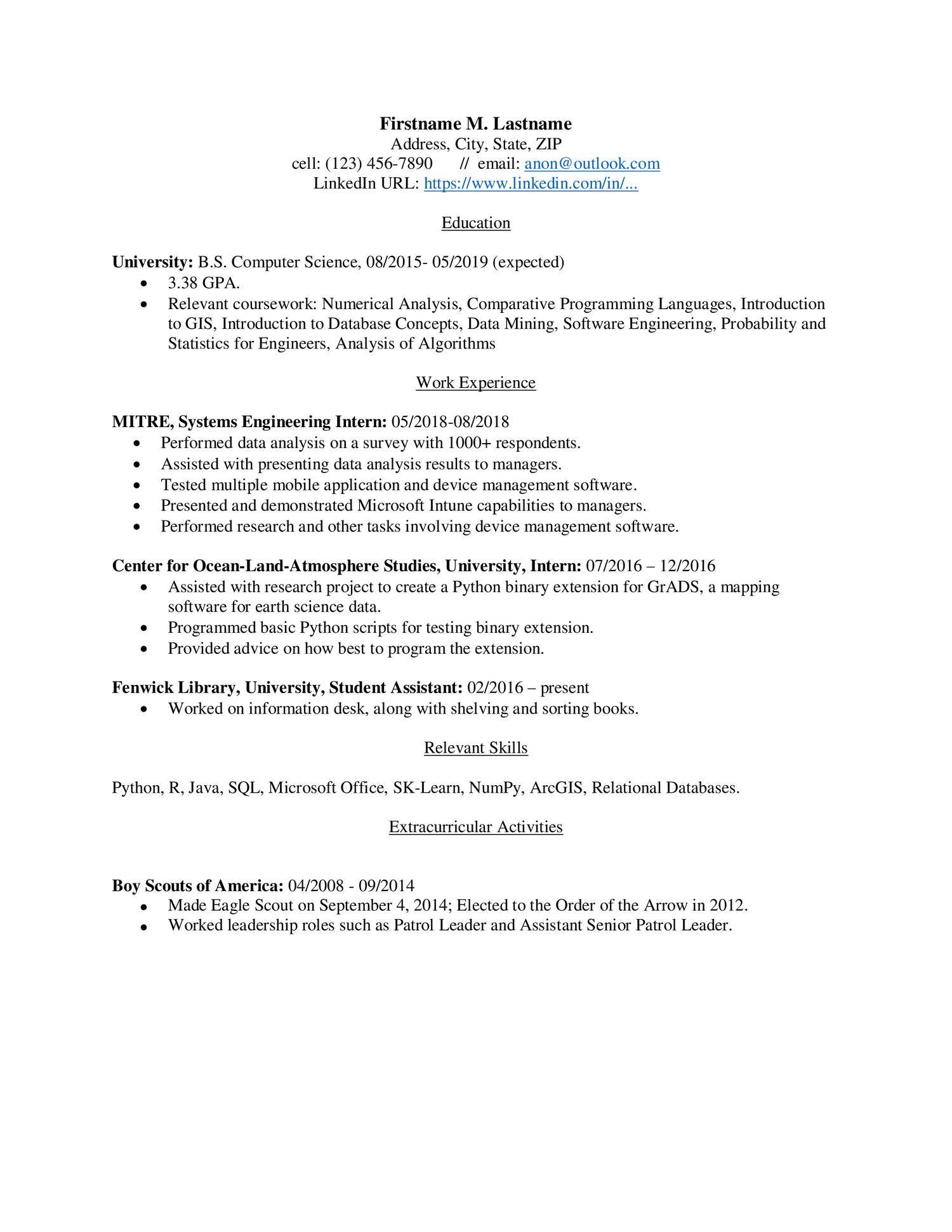 Anonymous Resume.pdf | DocDroid