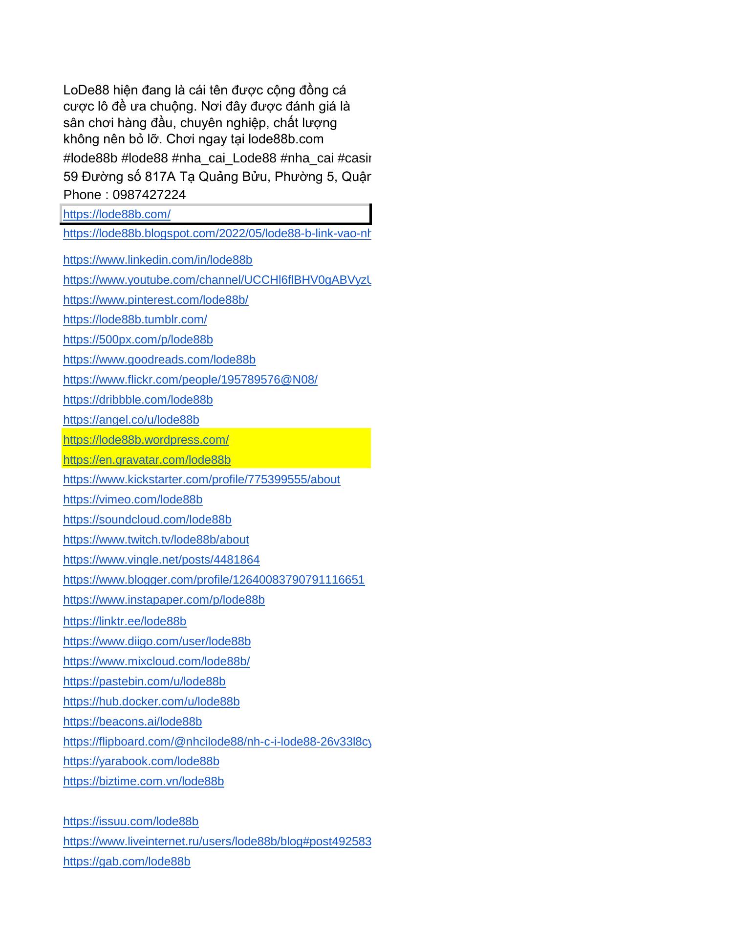 lode88b.xlsx | DocDroid