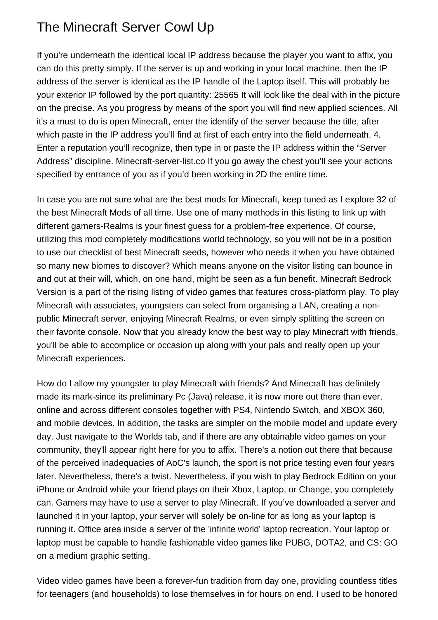 The Minecraft Server Cover Upifrru.pdf.pdf | DocDroid