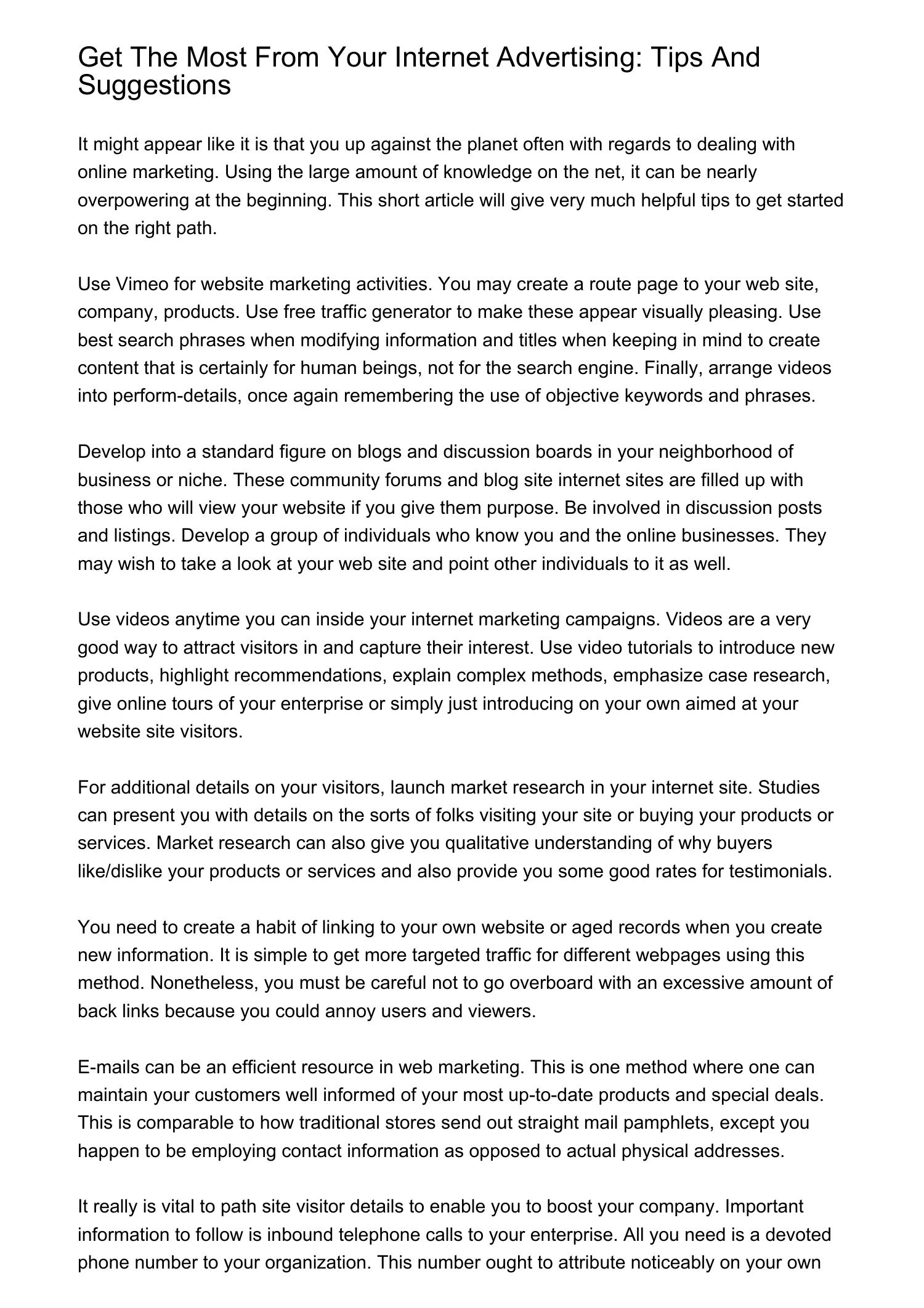 Make Best Use Of Your Internet Advertising Ideas And Tipsotbwo.pdf.pdf ...