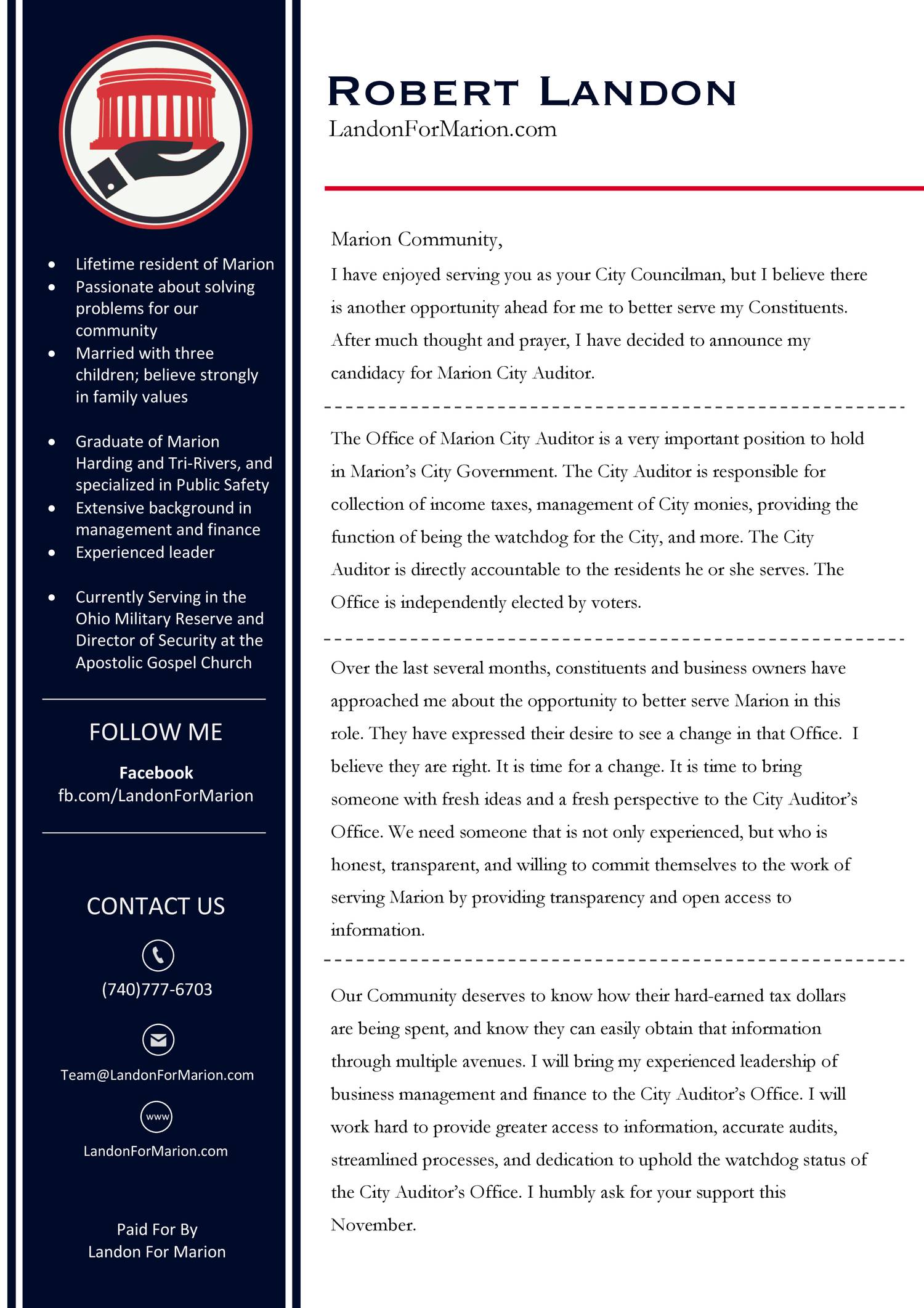 Robert Landon - Candidacy Letter.pdf | DocDroid