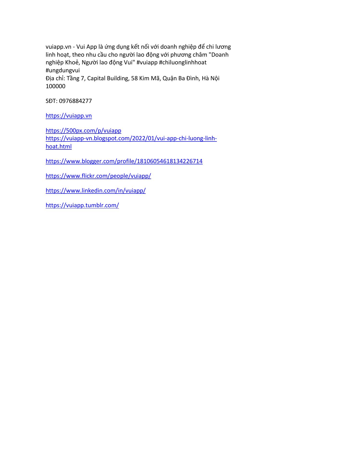 Vui App.docx | DocDroid