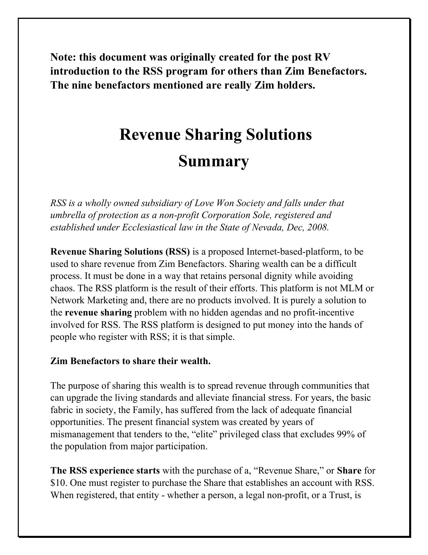 1 Revenue Sharing Solutions Summary 112319.pdf | DocDroid