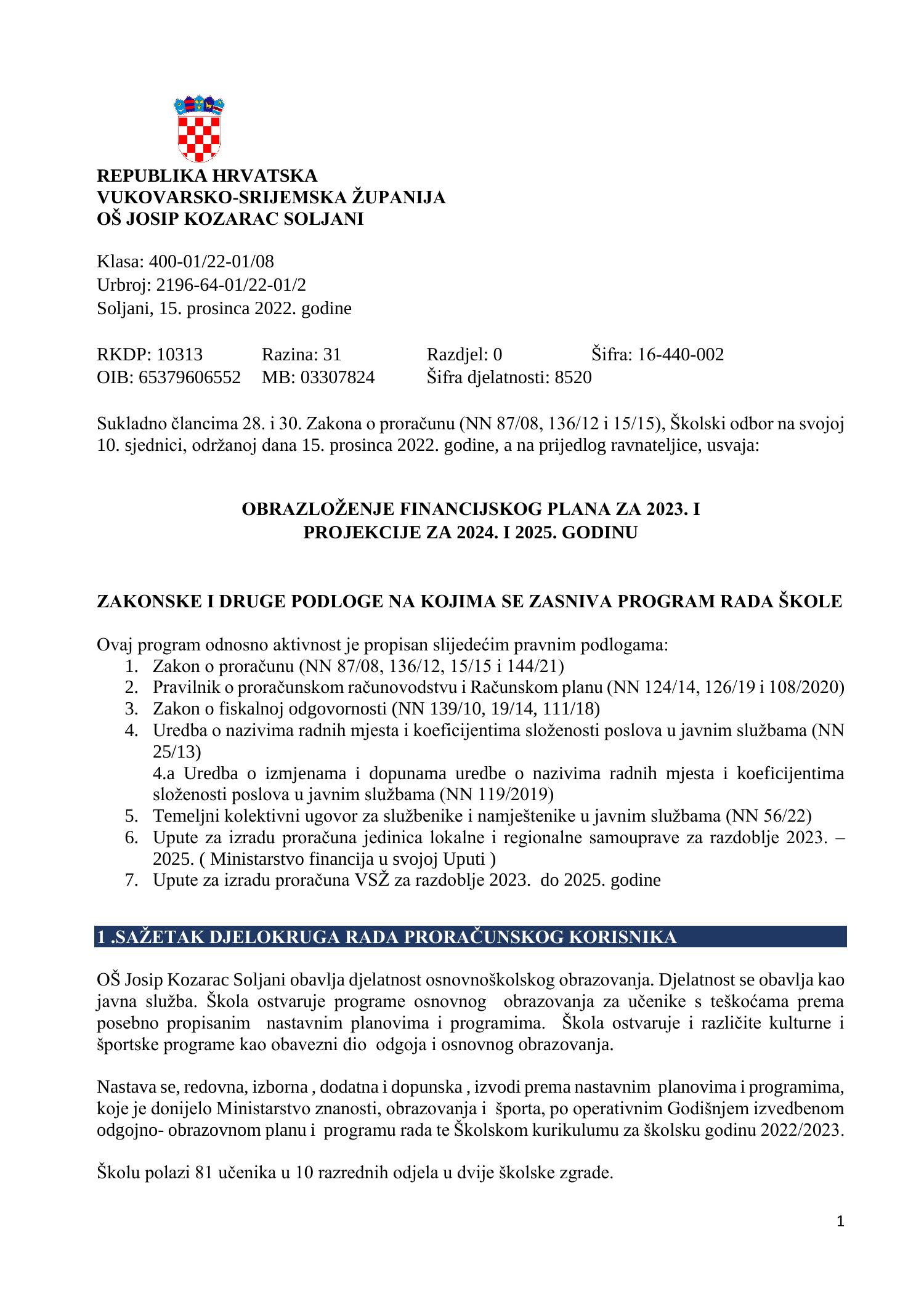 Obrazloženje uz Financijski plan za 2023.pdf | DocDroid