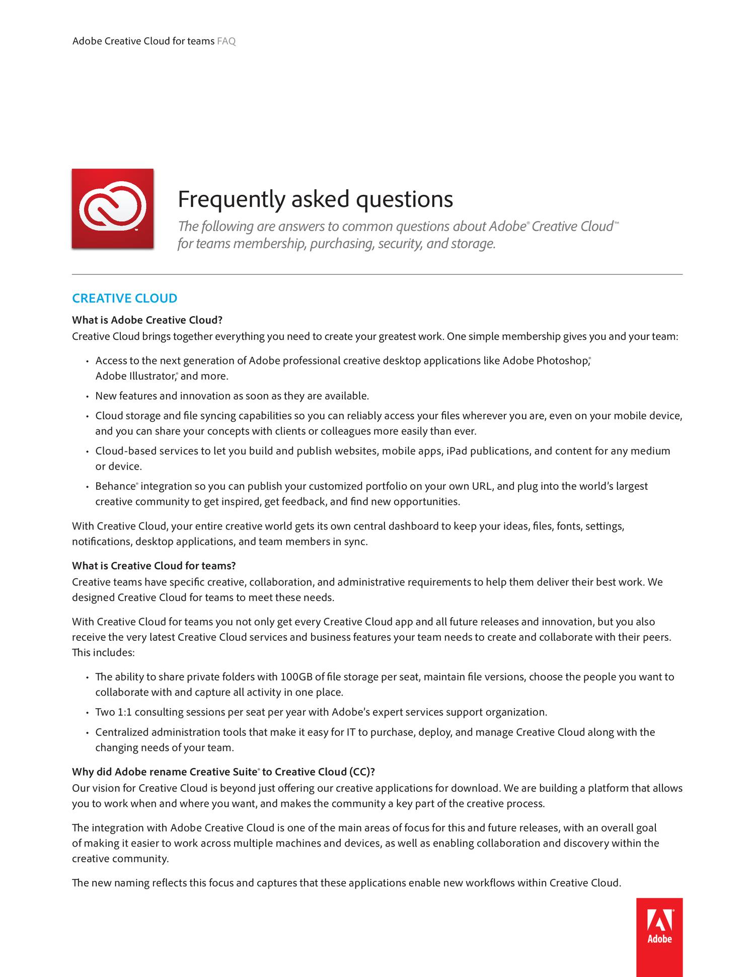 Adobe Creative Cloud For Teams Frequently Asked Questions.pdf | DocDroid