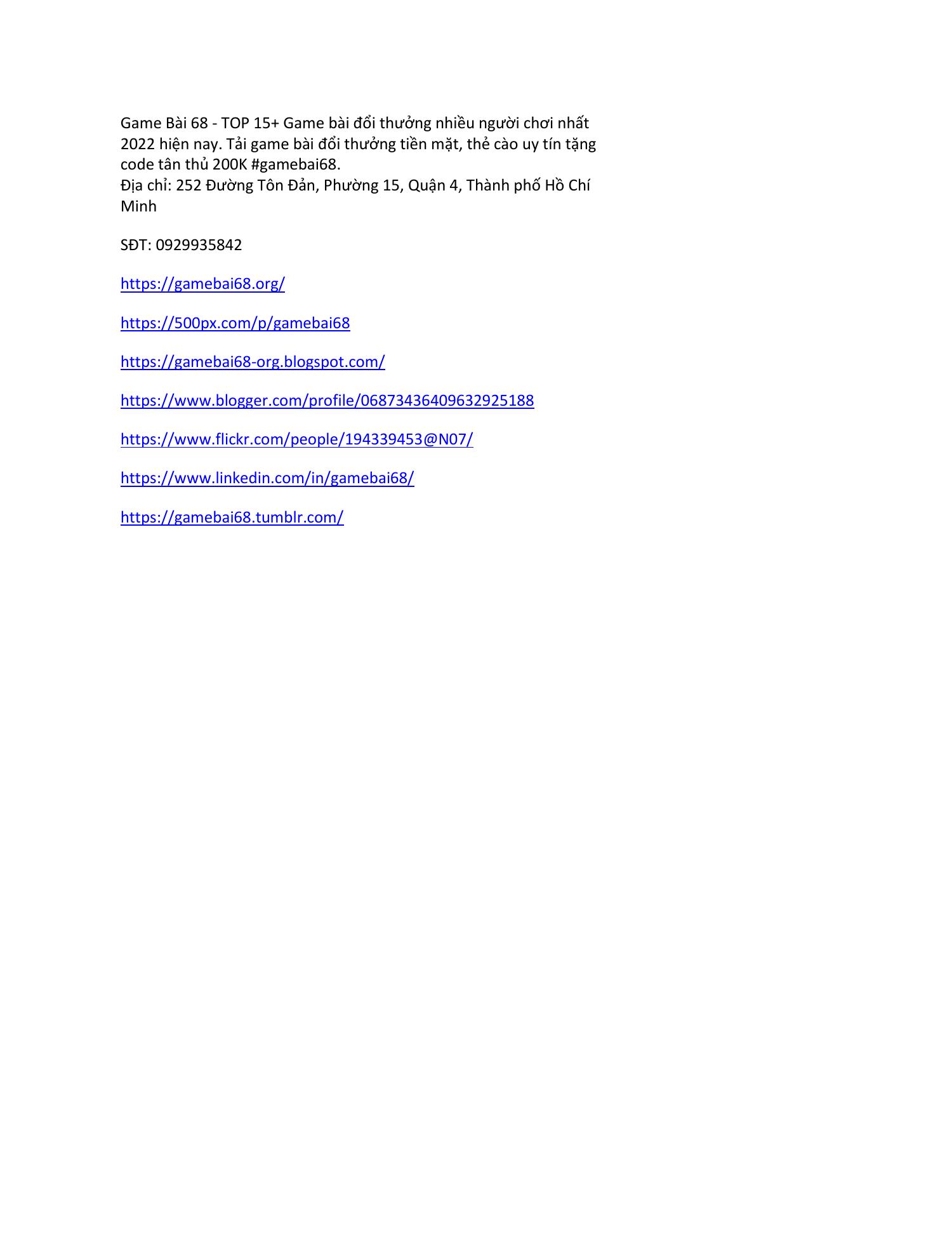 Game Bài 68.docx | DocDroid