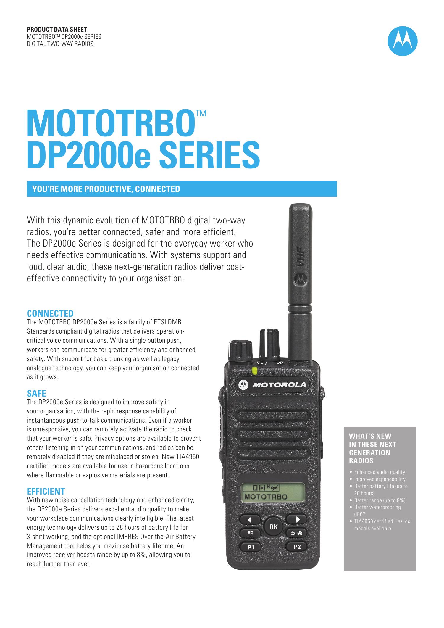 Motorola DP2000e Brochure.pdf | DocDroid