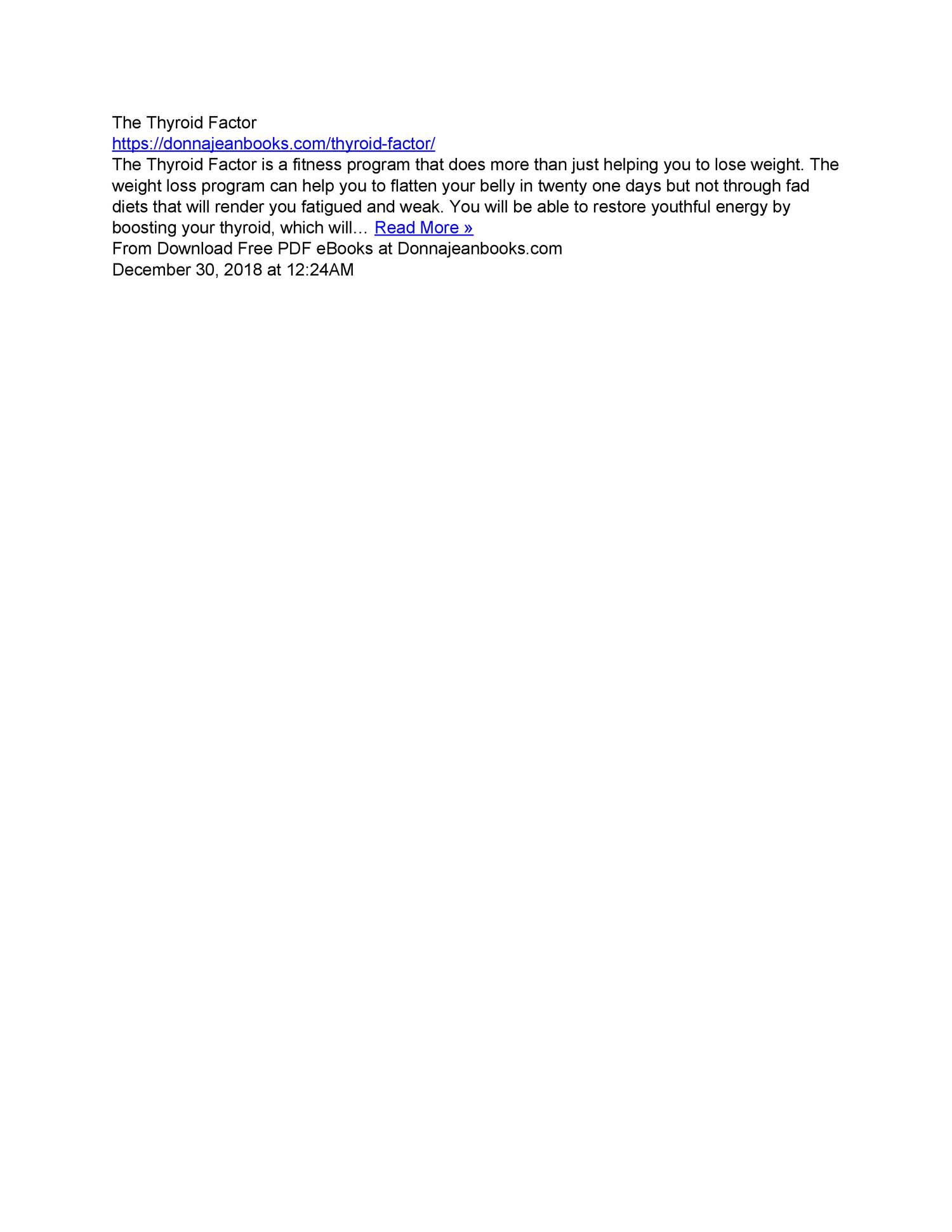 The Thyroid Factorpdf Docdroid 8113