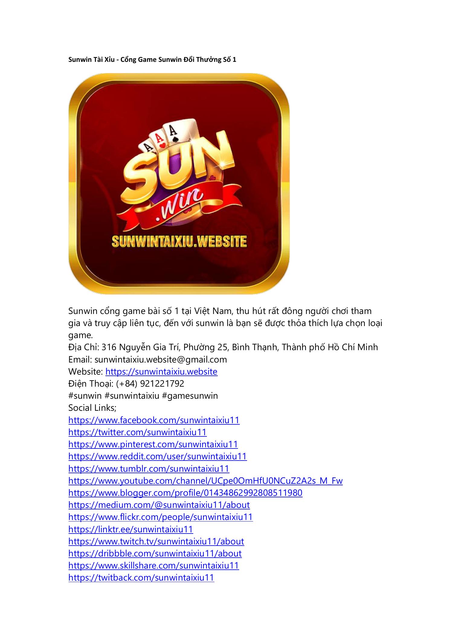 sunwintaixiu11.docx | DocDroid