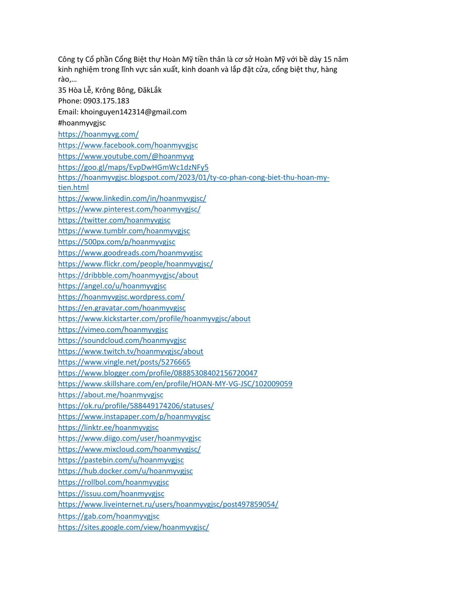 HOÀN MỸ VG JSC.docx | DocDroid