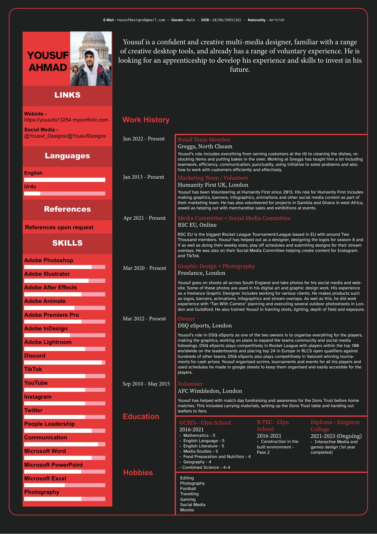 Yousuf CV updated 3 no info.pdf | DocDroid