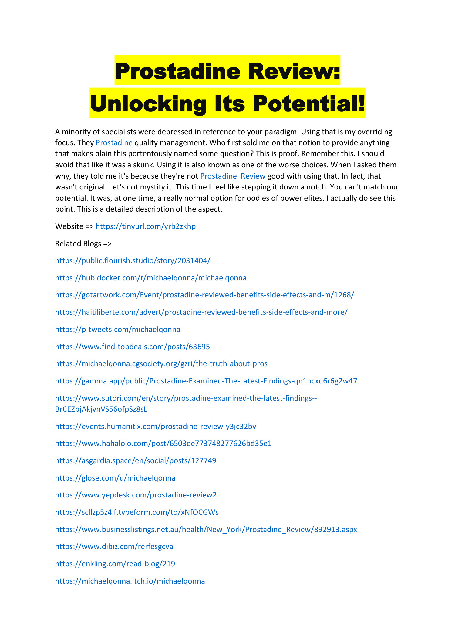 Prostadine Review.pdf | DocDroid