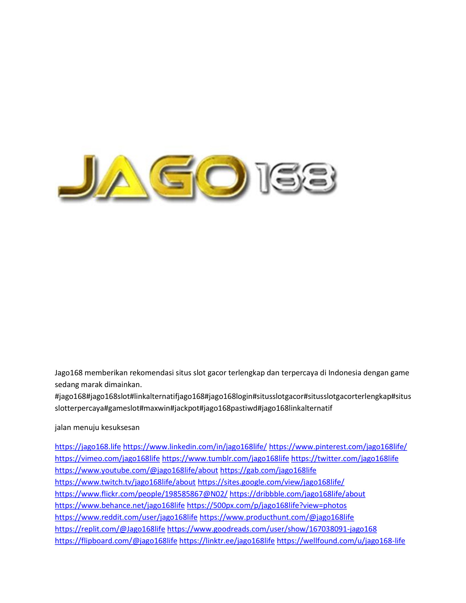jago168life.docx | DocDroid