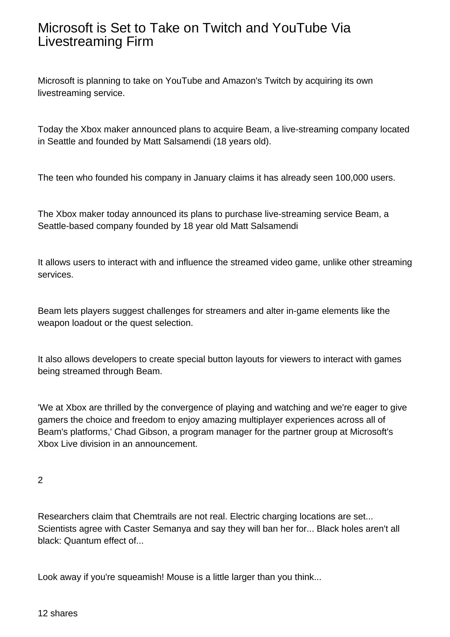 Microsoft is Set to Take on Twitch and YouTube by Launching ...