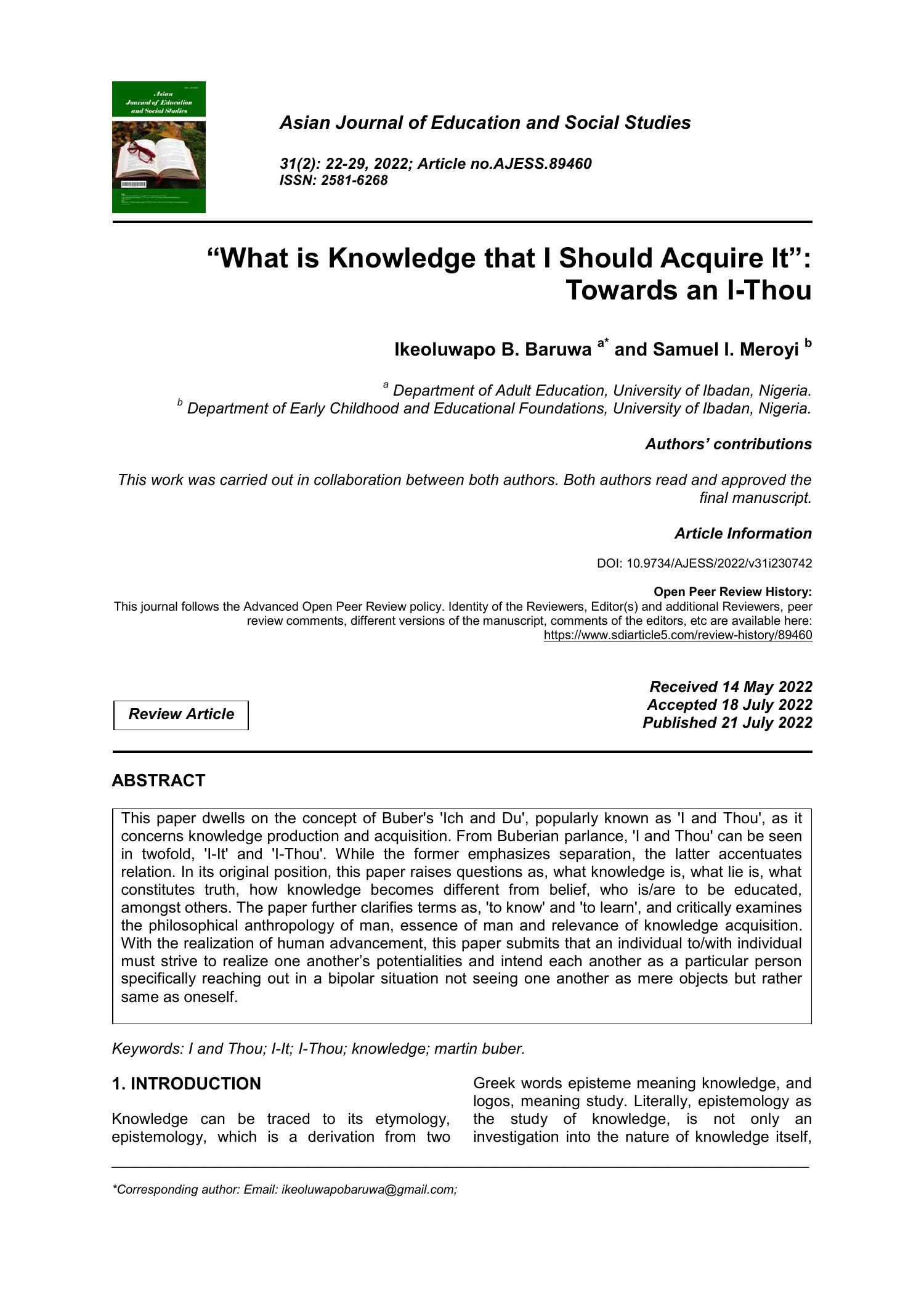 What is Knowledge.pdf | DocDroid