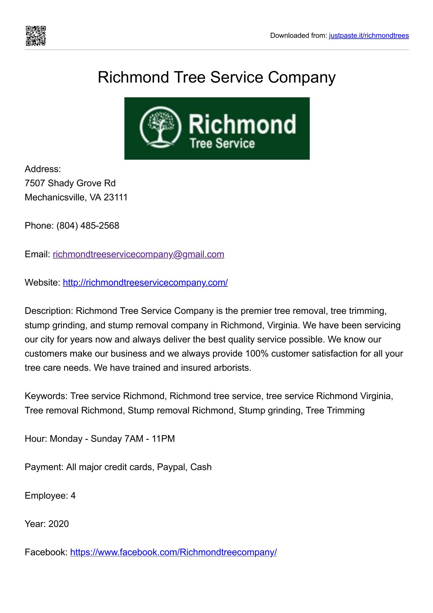 Richmond Tree Service Company.pdf | DocDroid