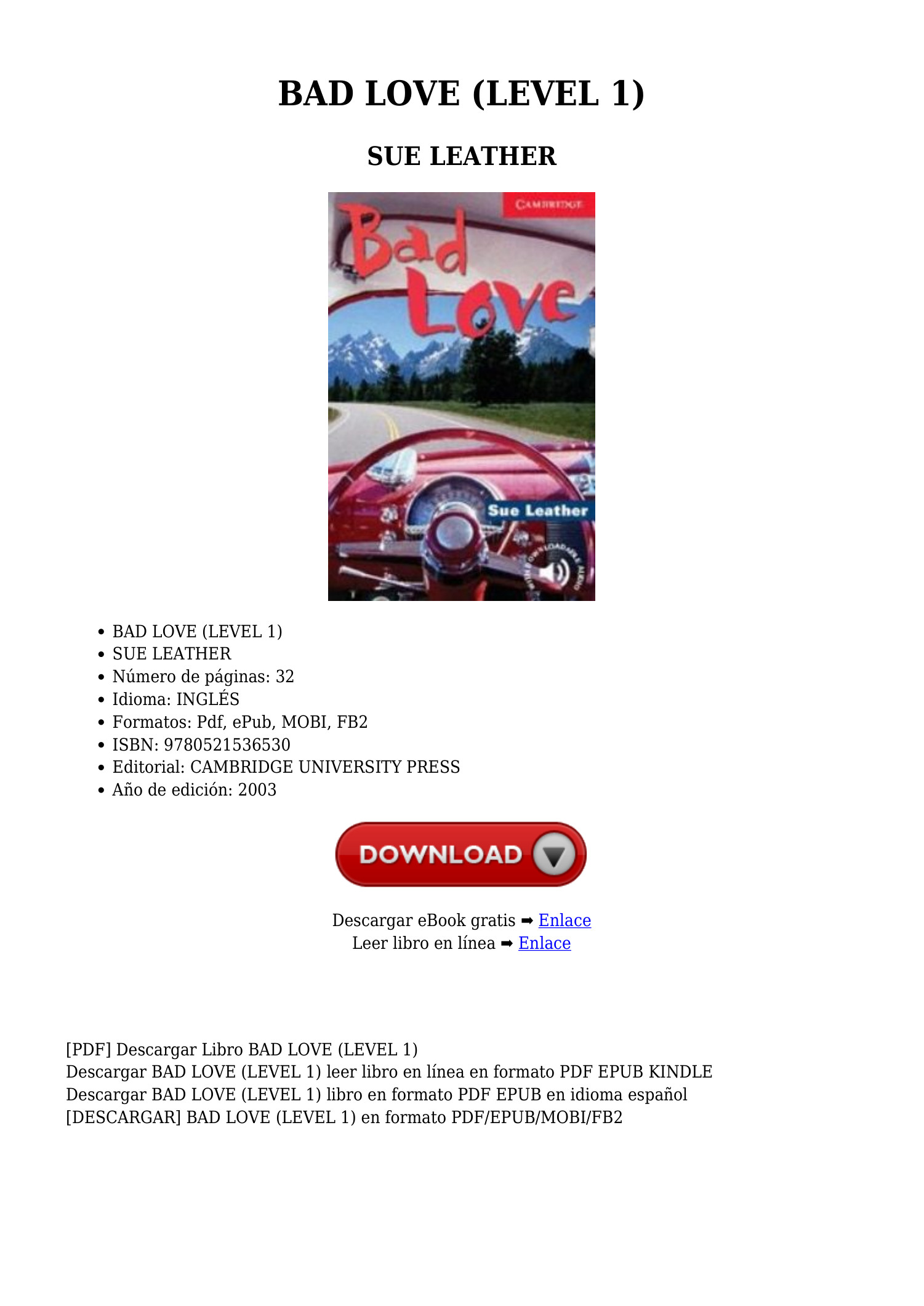 BAD-LOVE-LEVEL-1-ePub-gratis.pdf | DocDroid