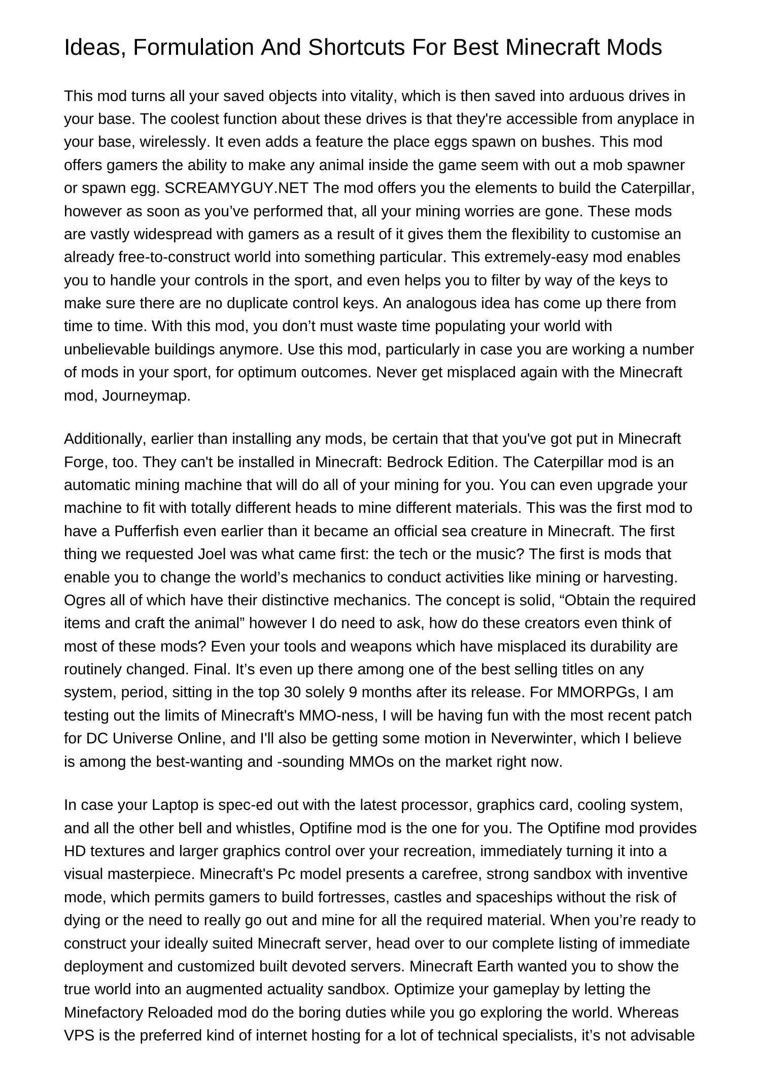 Concepts Formulas And Shortcuts For Best Minecraft Modsvcgos.pdf.pdf ...