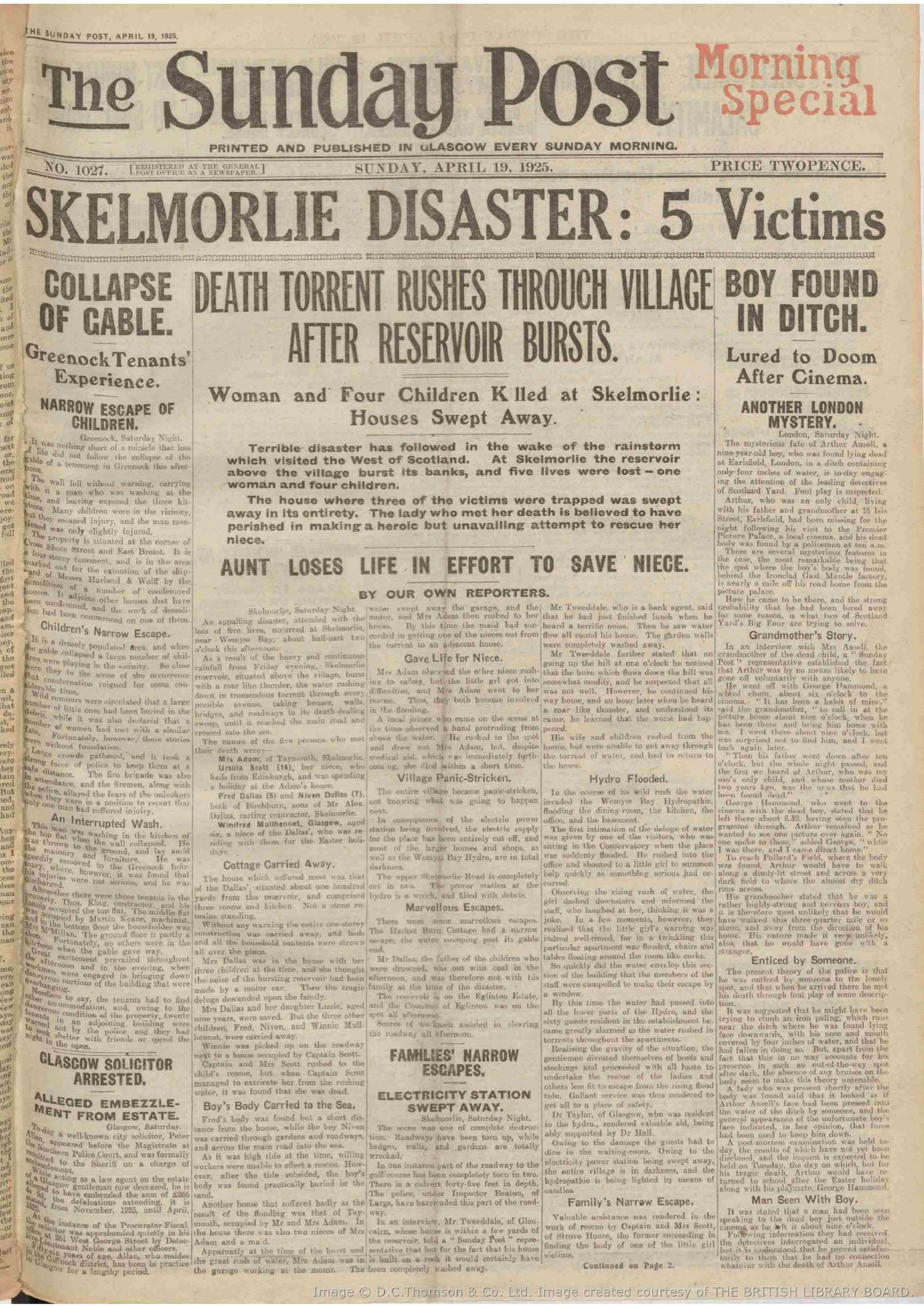 1 Sunday Post - Sunday 19 April 1925.pdf | DocDroid