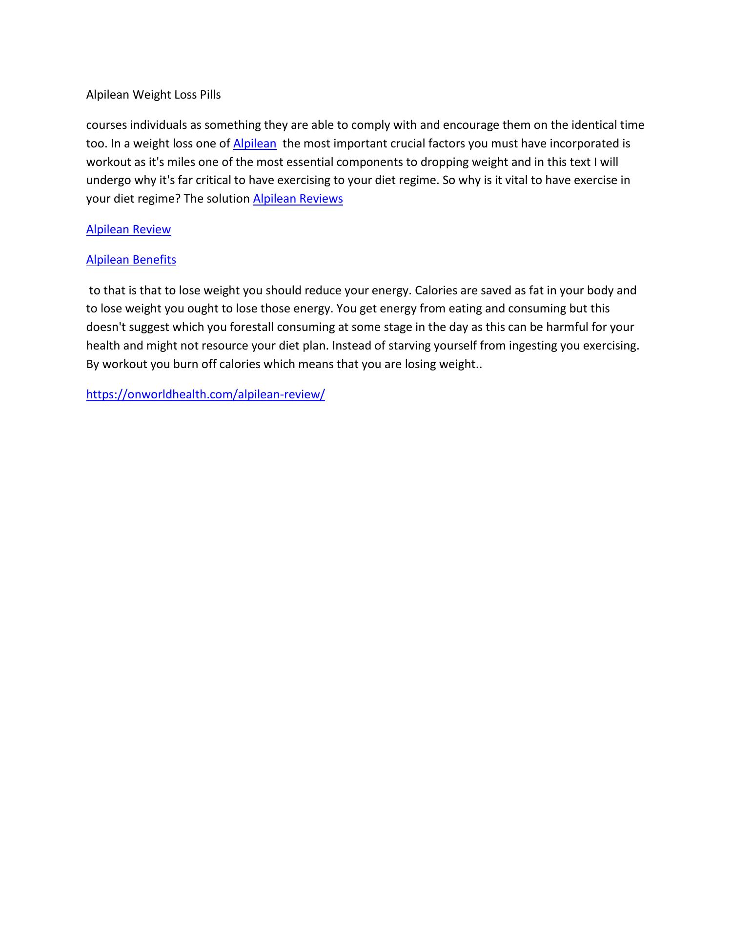 Alpilean Reviews.docx | DocDroid