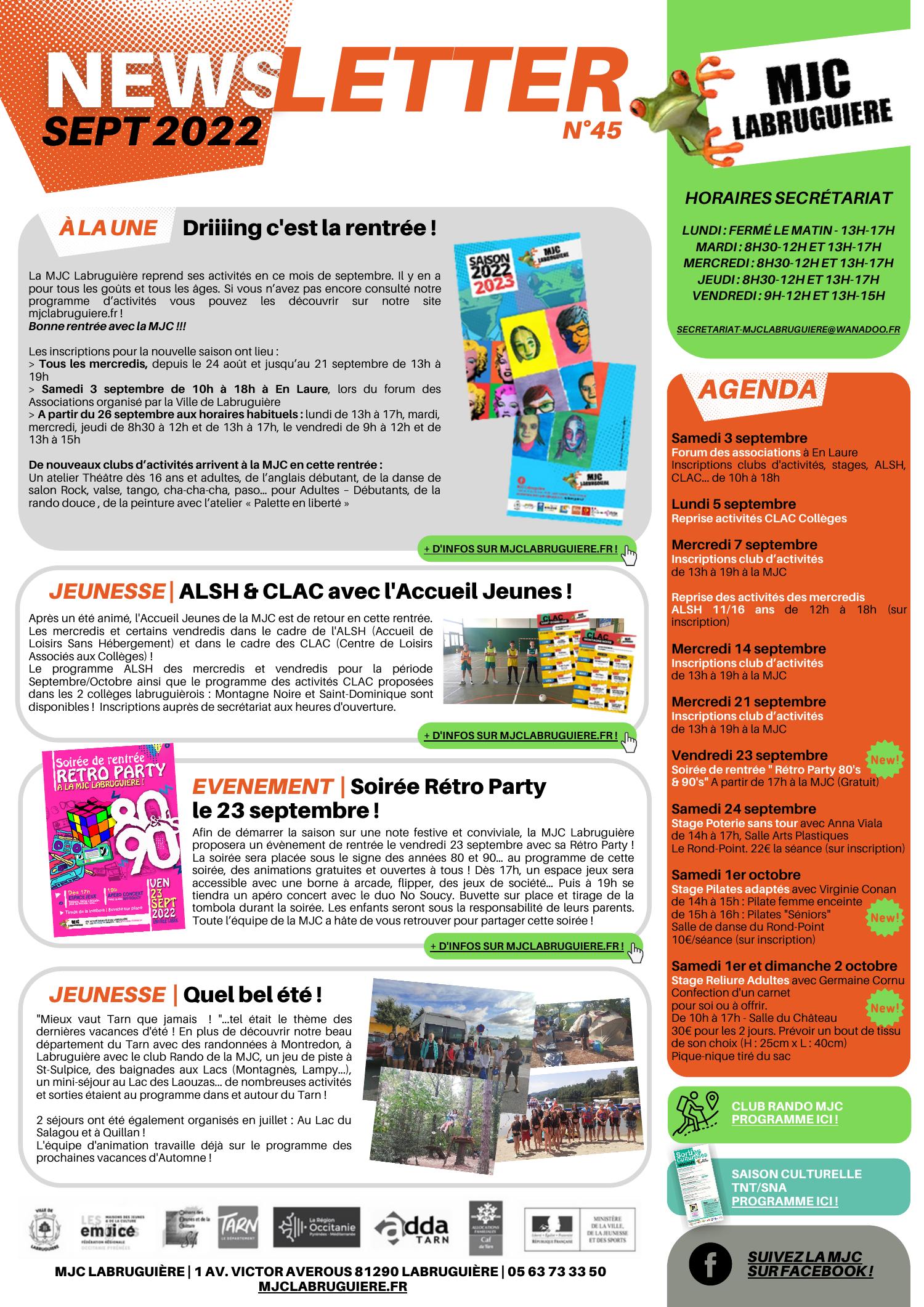 MJC - NEWSLETTER - SEPTEMBRE 2022.pdf | DocDroid