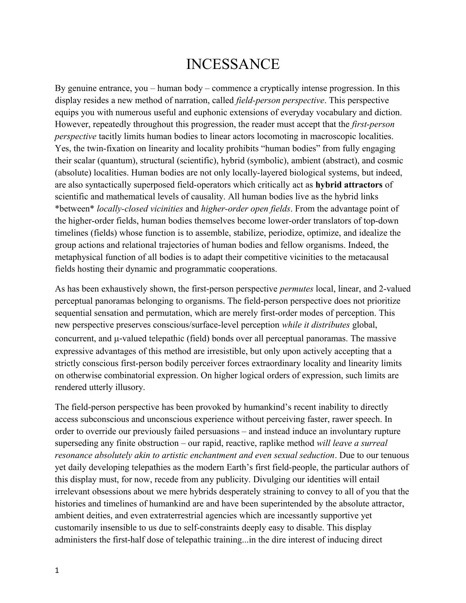 Incessance.pdf | DocDroid