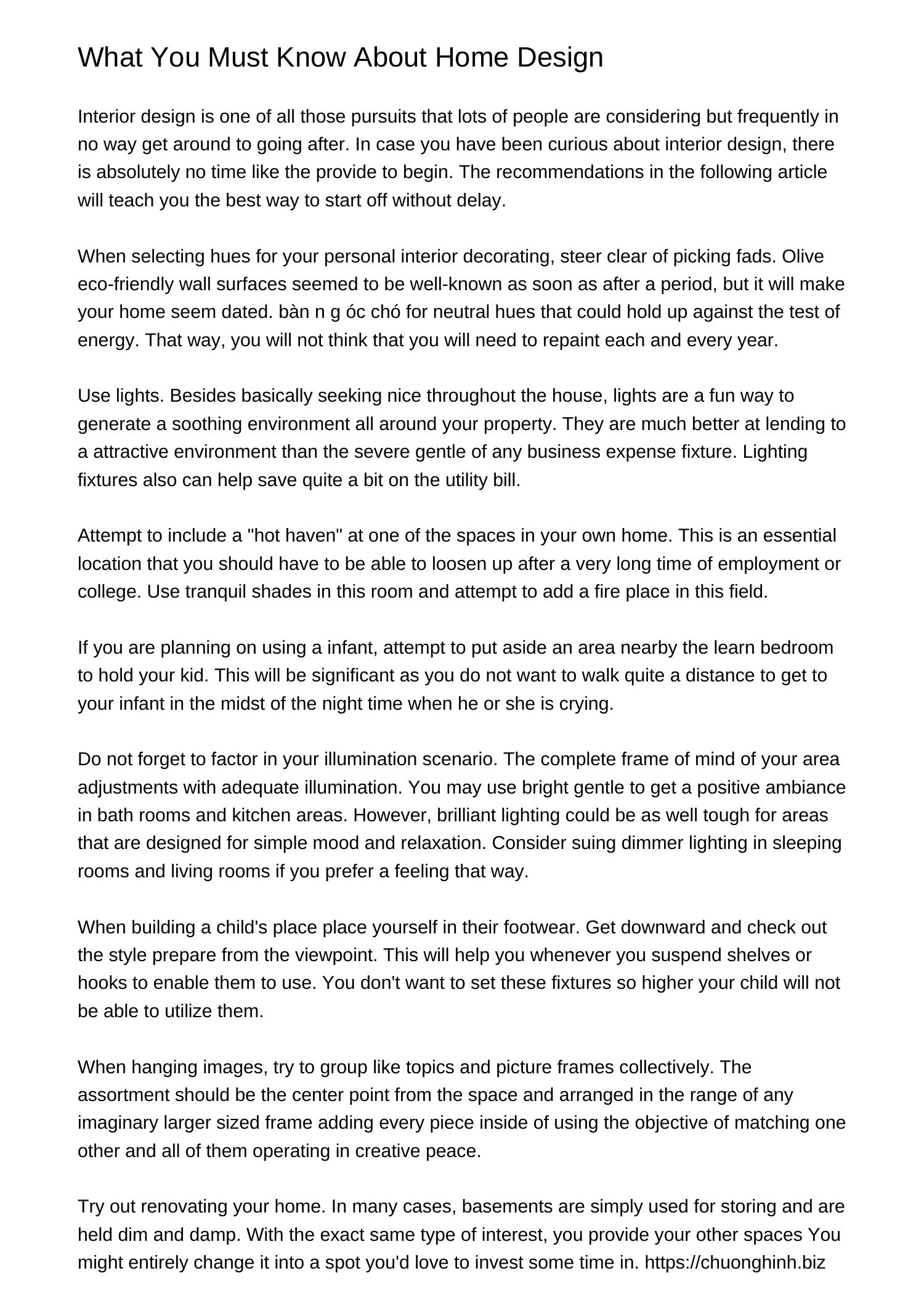 What You Should Know About Home Designrrdlq.pdf.pdf | DocDroid