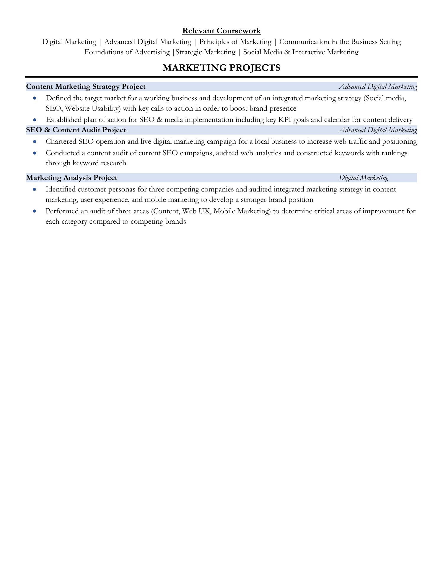 Marketing Coursework & Projects.docx | DocDroid