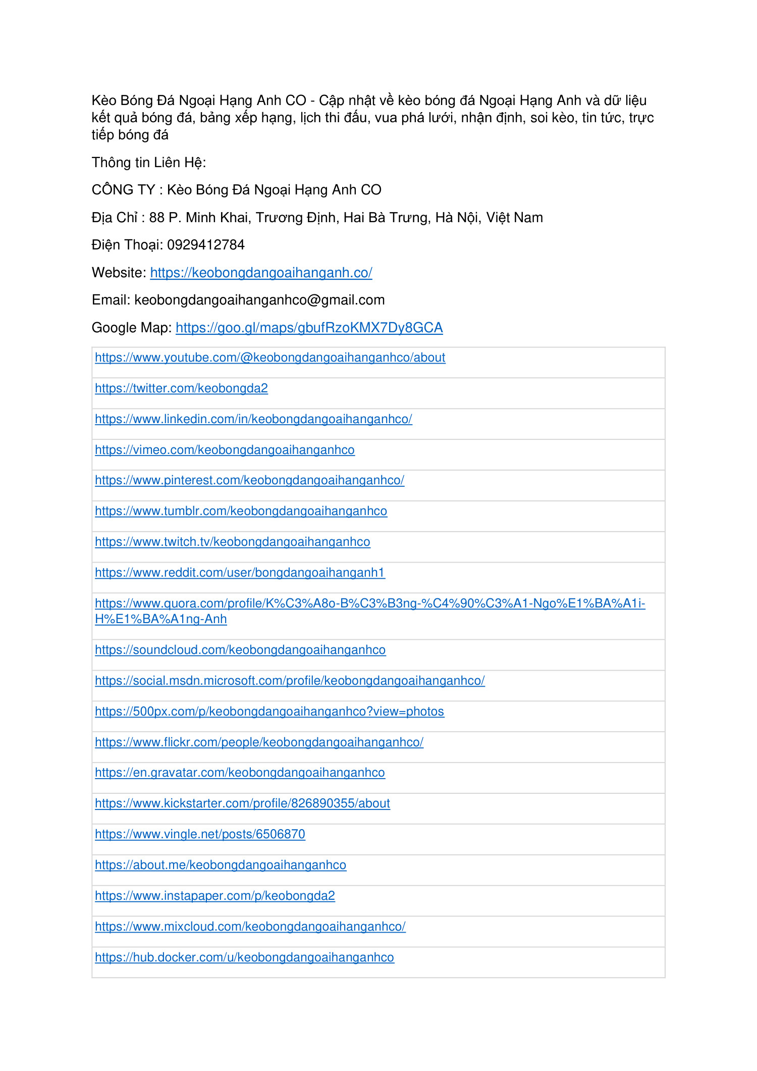 Kèo Bóng Đá Ngoại Hạng Anh CO.docx | DocDroid