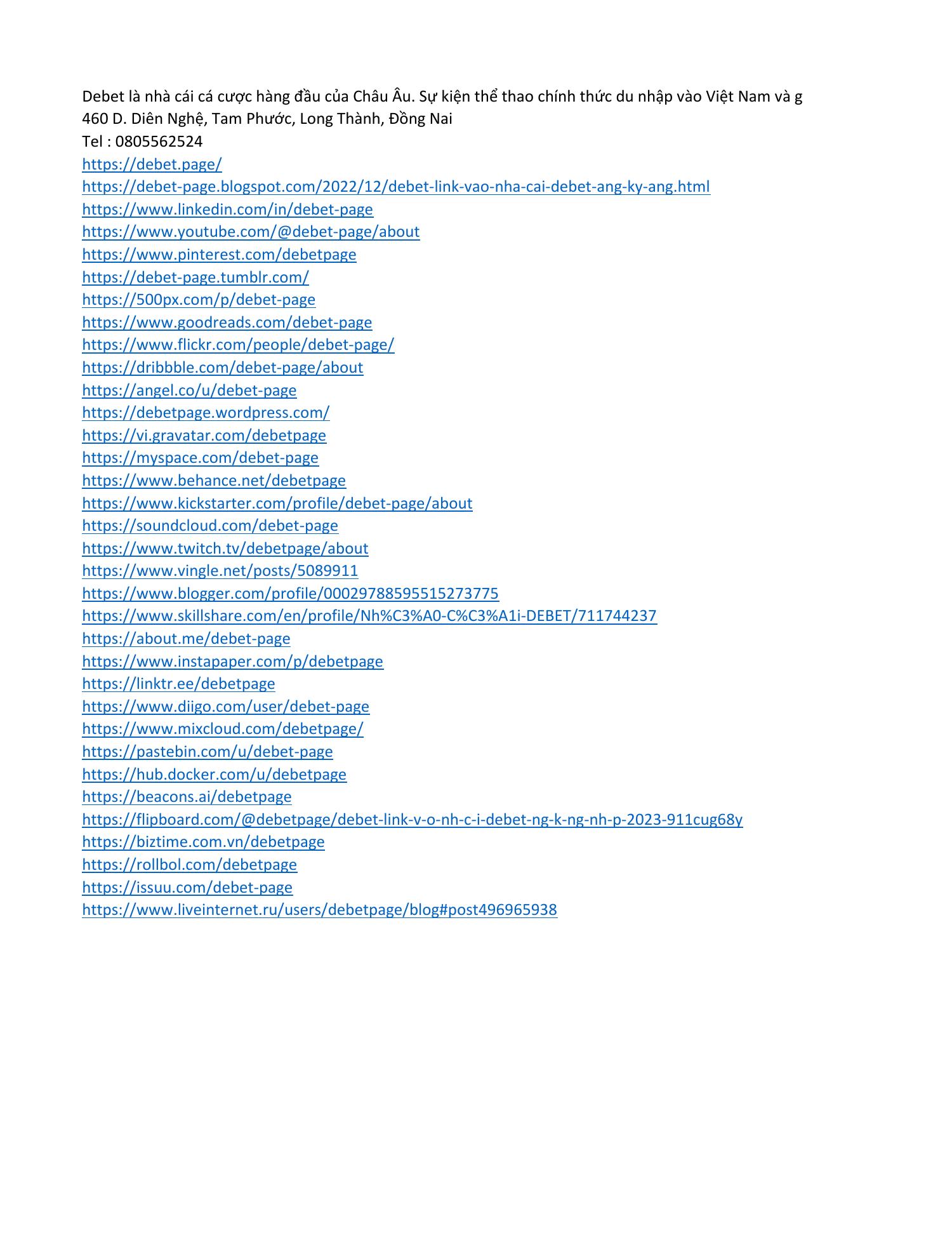 DEBET.xlsx | DocDroid