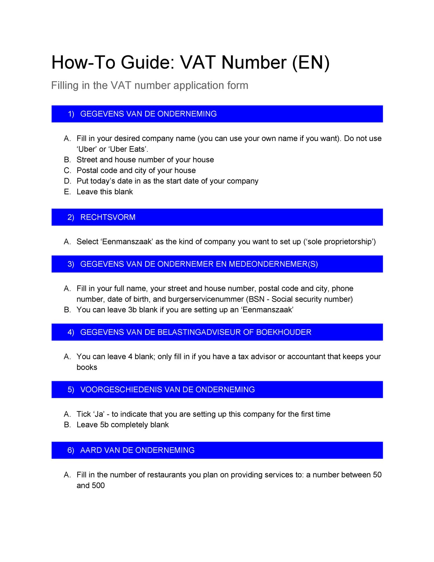 NL _ EATS _ Courier VAT - Support Form.pdf | DocDroid