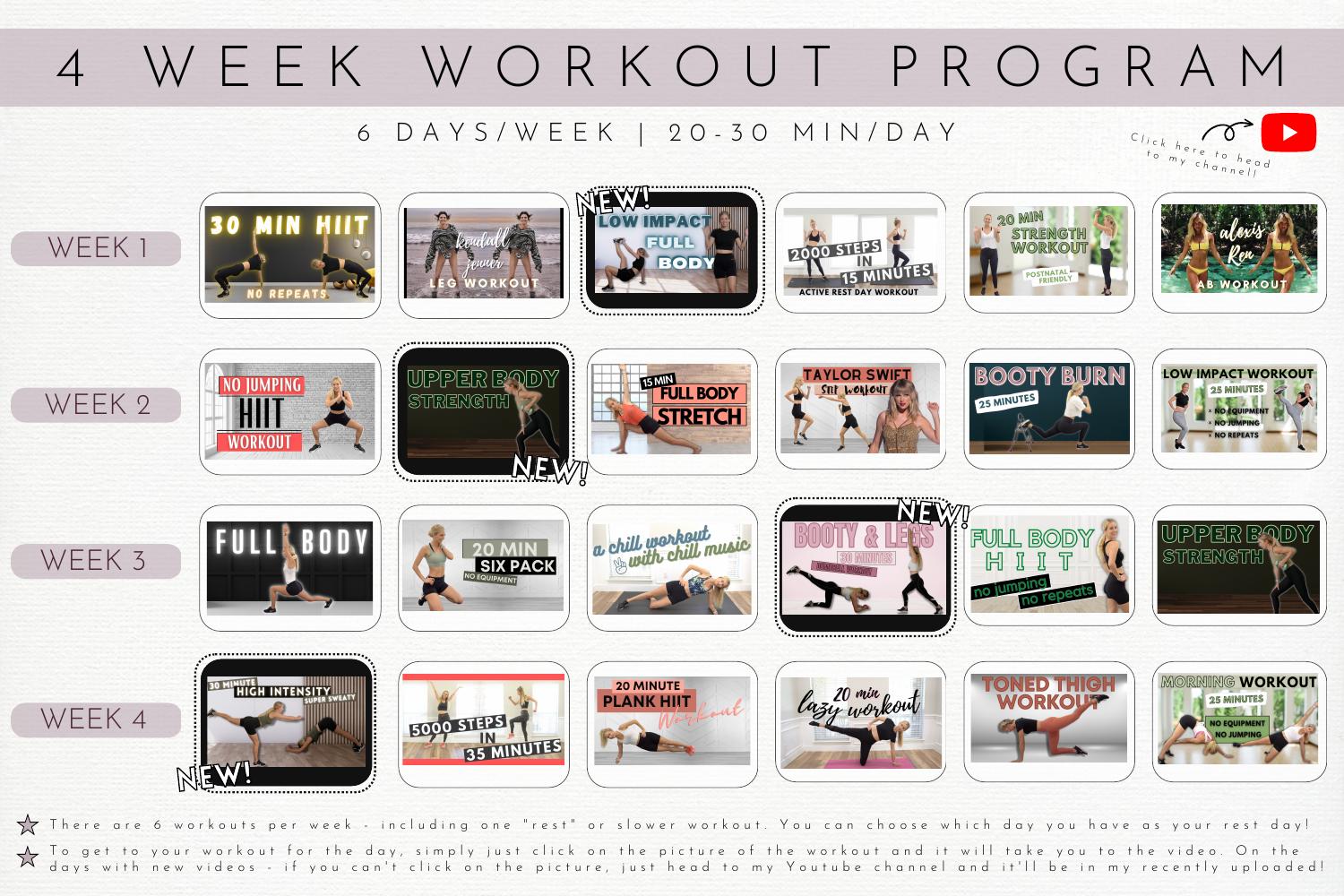 4 Week Workout Calendar - Fitnessa.pdf | DocDroid