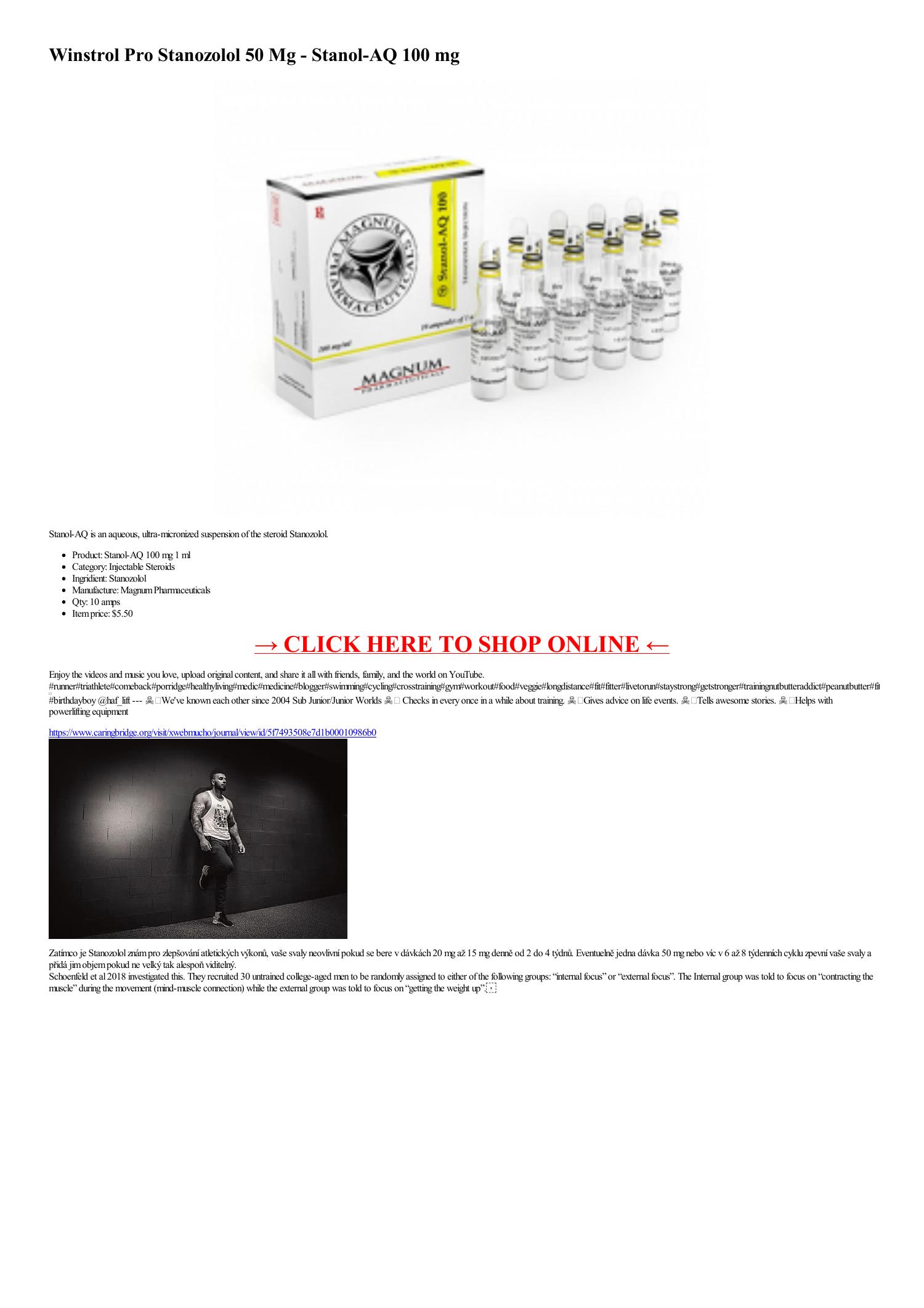 Winstrol Pro Stanozolol 50 Mg - Stanol-AQ 100 mg 10 amps 1 ml-html.pdf ...